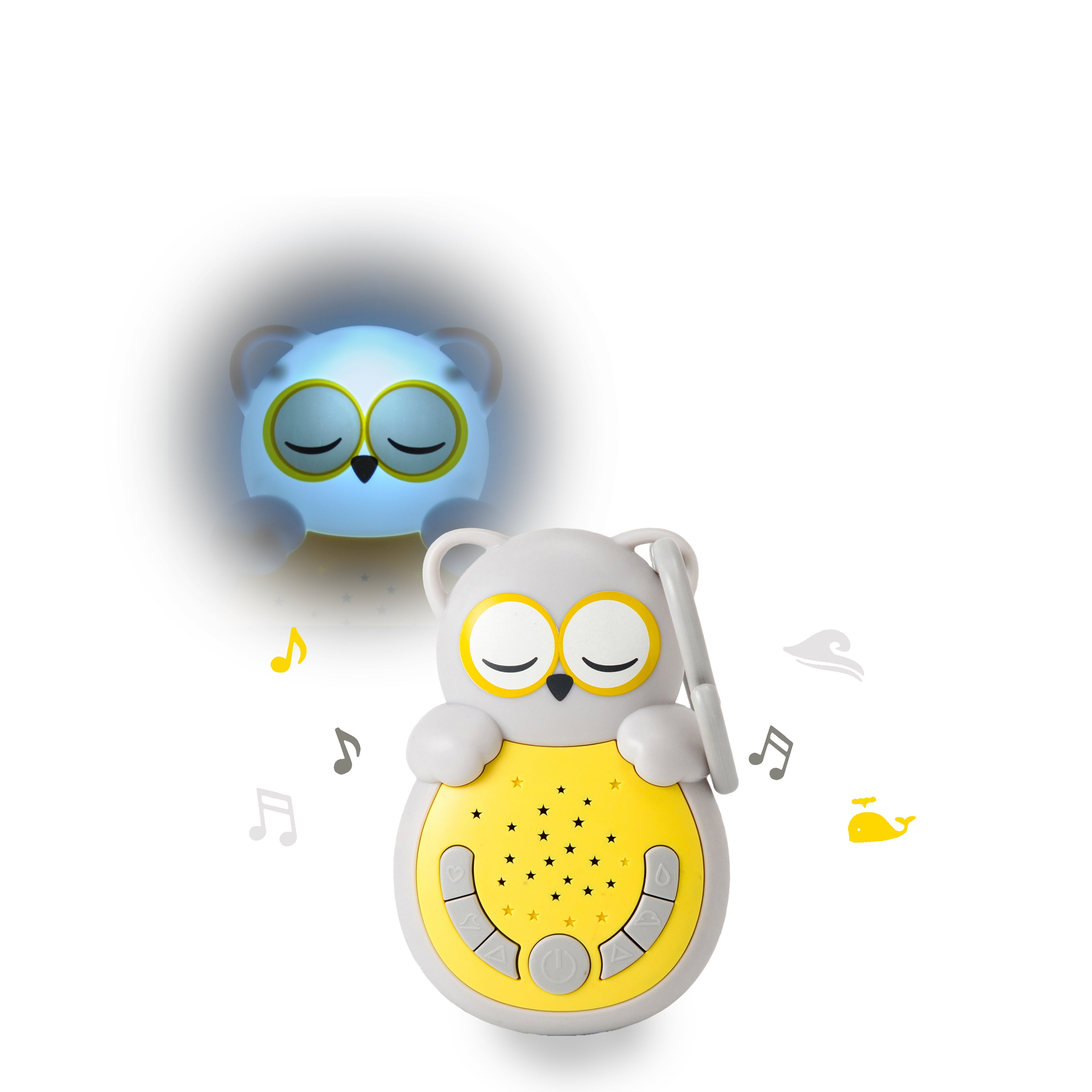 Cloud B Sweet Dreamz On the Go Owl White Noise Sound Machine for Child ...