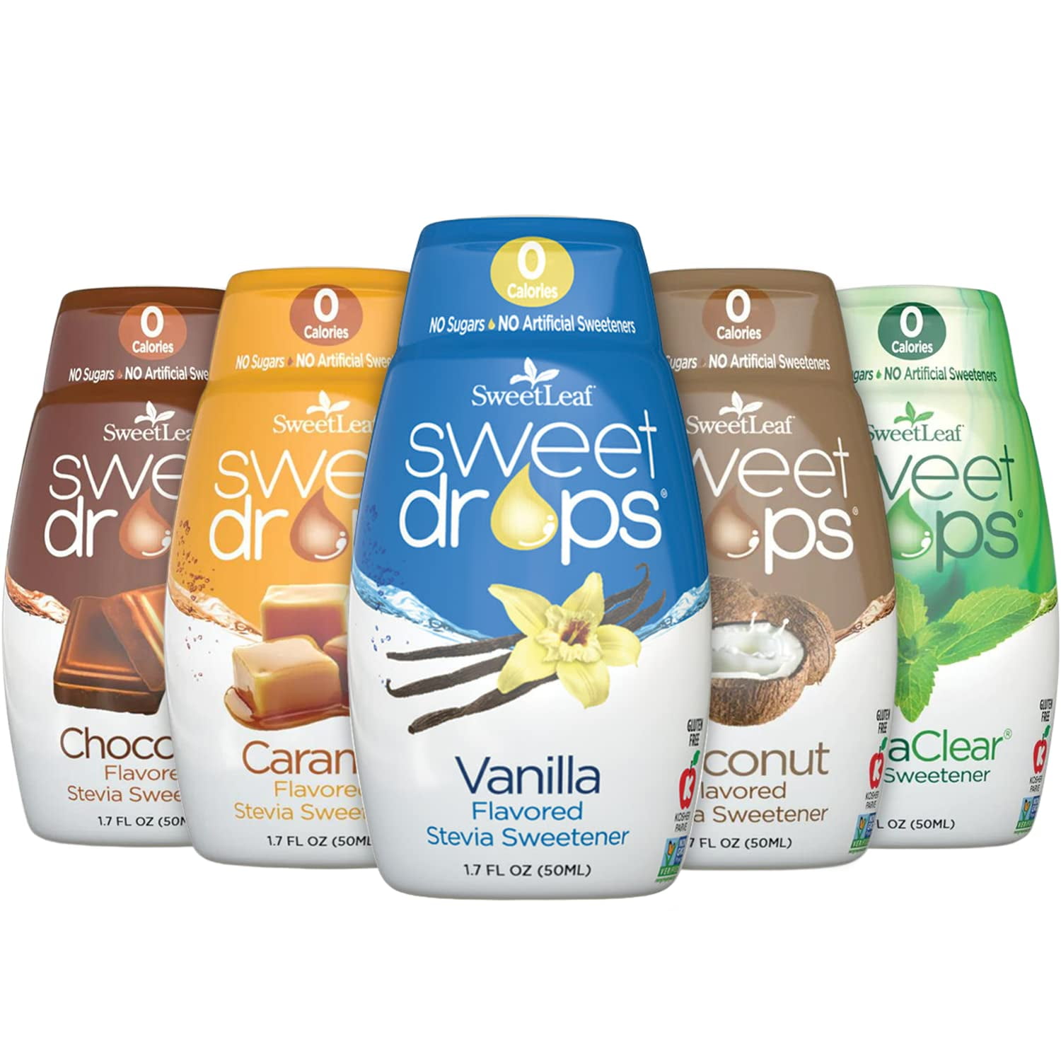 SweetLeaf Sweet Drops - Flavored Stevia Liquid Sweetener, Stevia ...