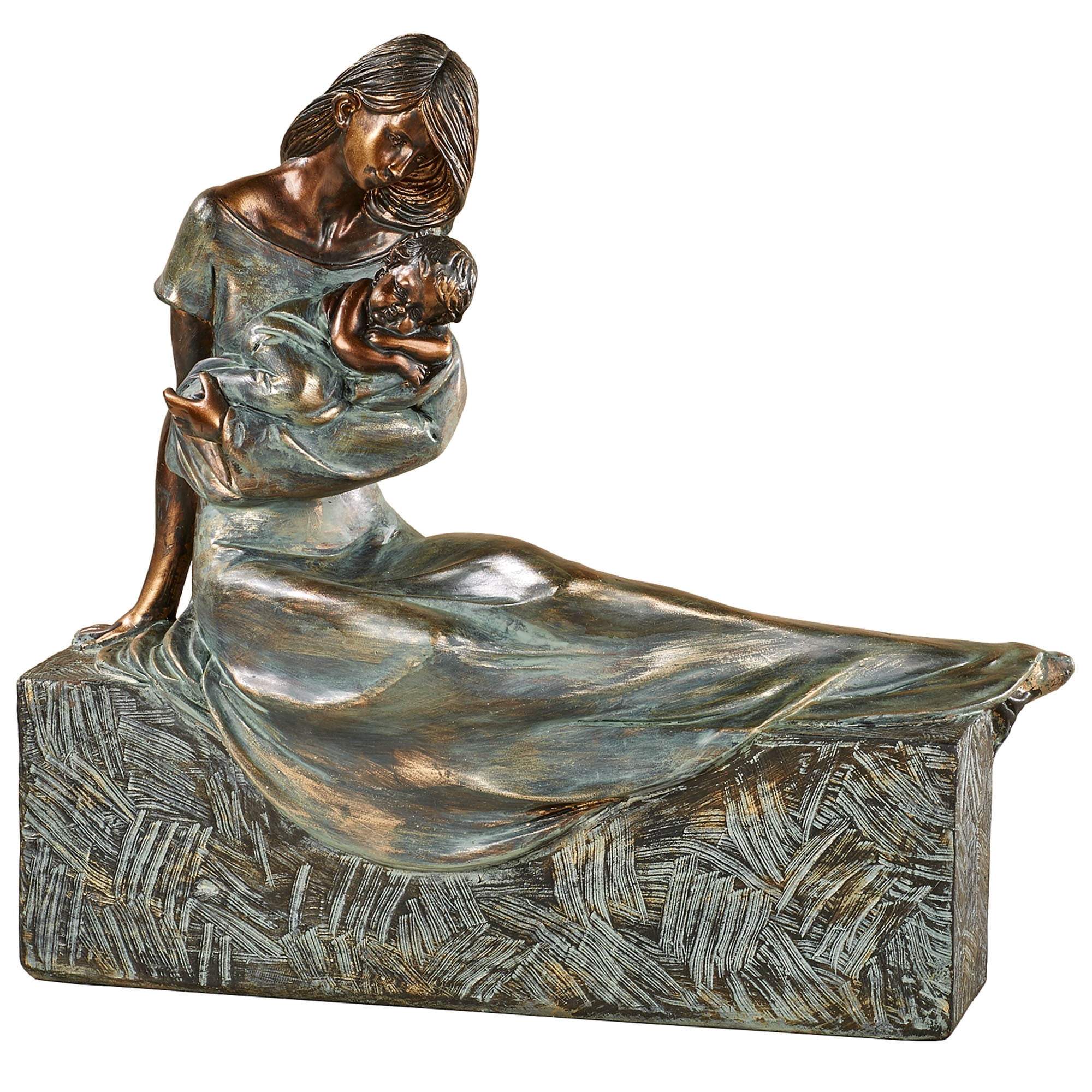 Sweet Embrace Table Sculpture Verdi Bronze Verdi Bronze - Walmart.com