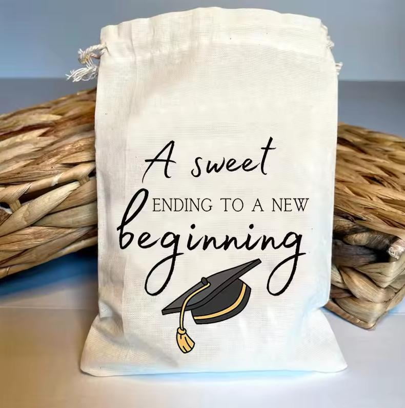 A Sweet Ending to a New Beginning bag Congrats Grad Senior Class of ...