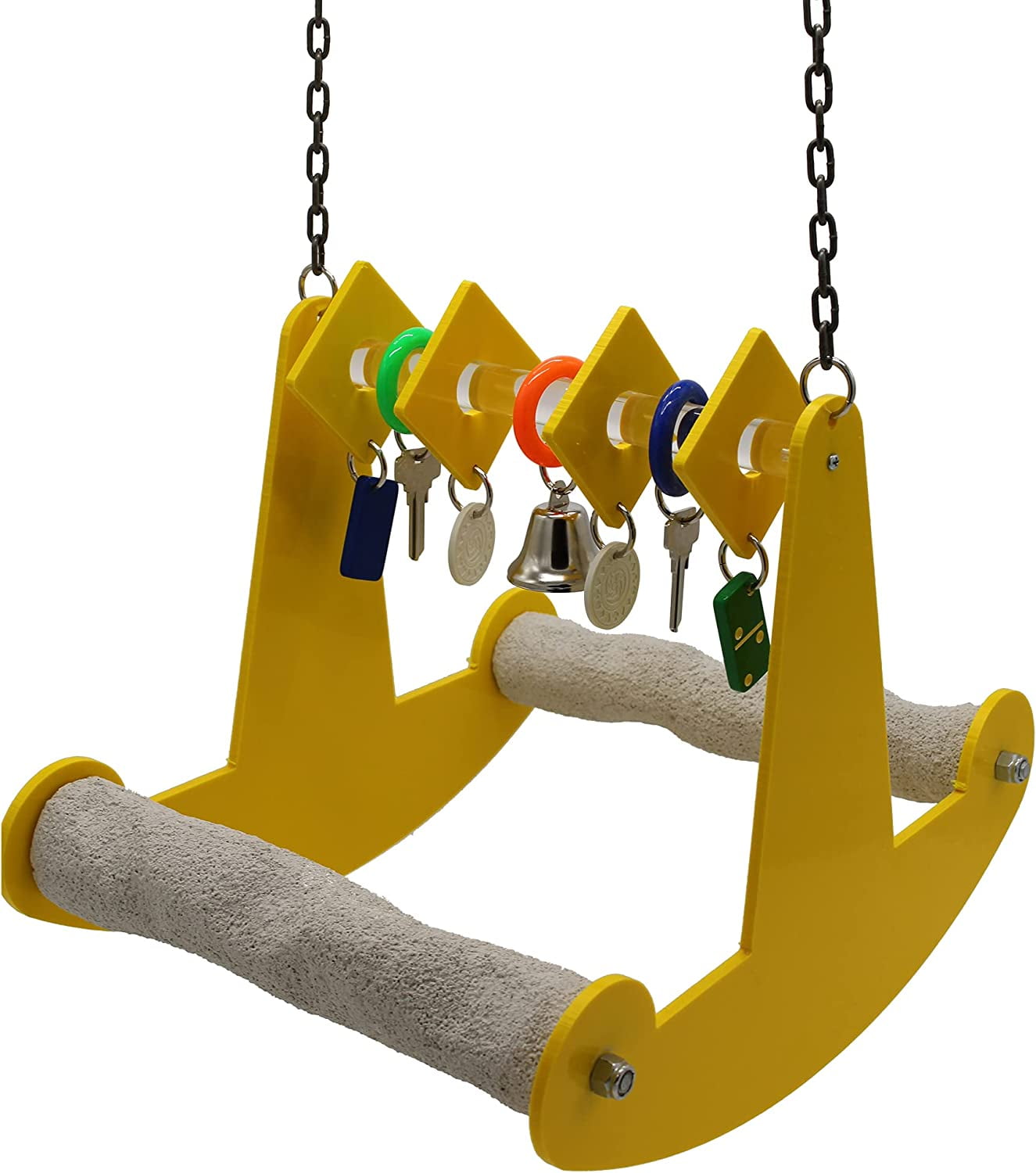 Sweet Feet & Beak Tweeter Totter Rocker - Perfect Cage Toy Stimulates ...