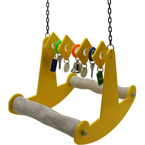 Sweet Feet & Beak Tweeter Totter Rocker - Perfect Cage Toy Stimulates ...