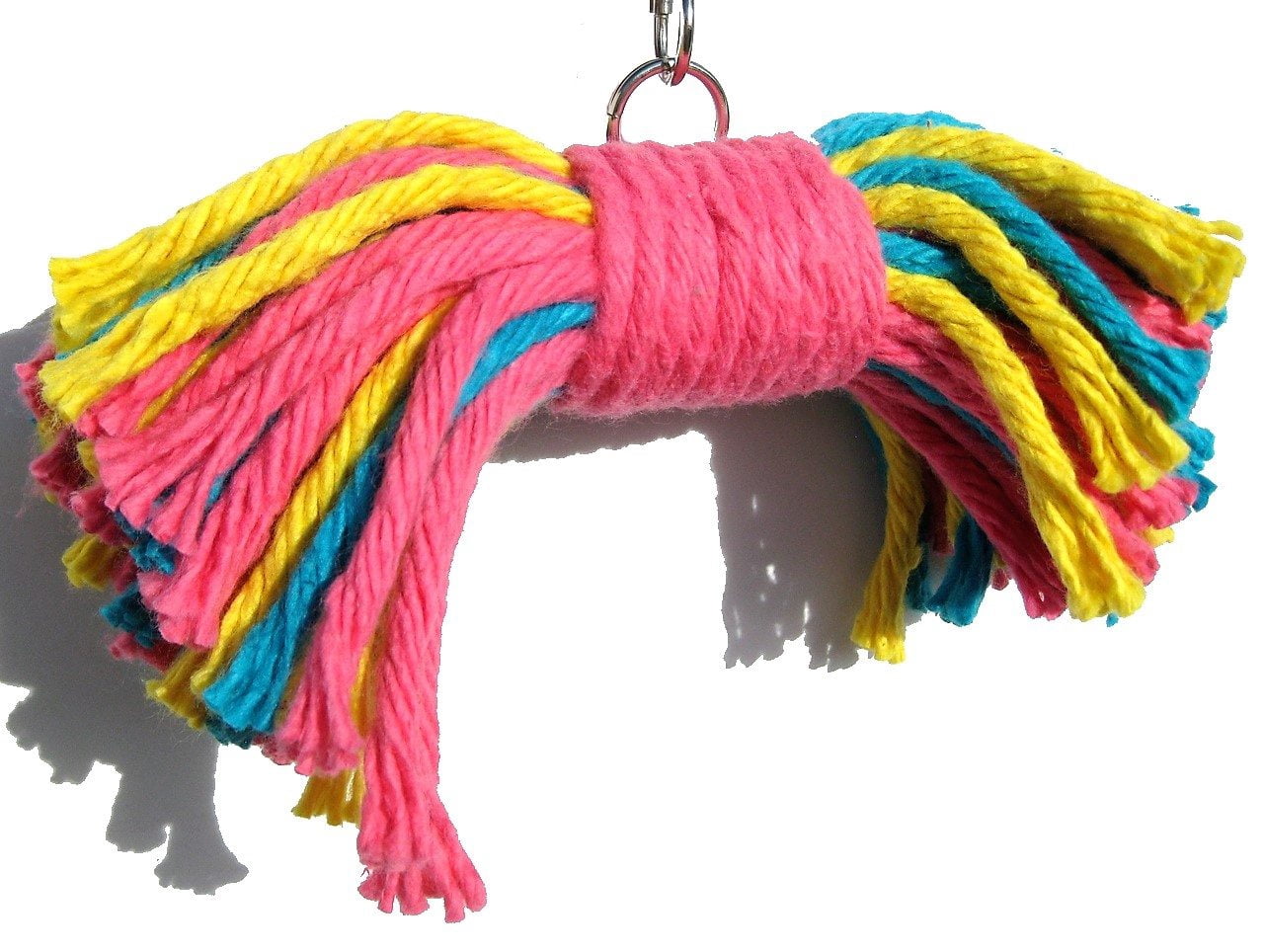 Sweet Feet and Beak Big Birdie Bow Tie Bird Toy - Perfect Cage Toy for ...