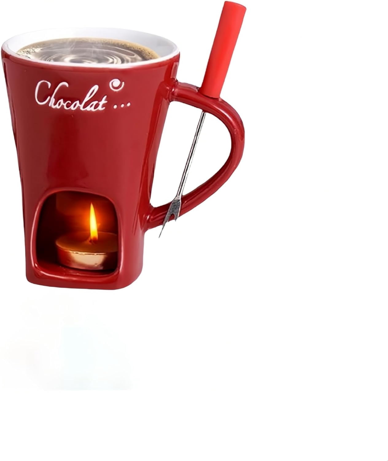 Sweet Fondue Cup Chocolate Fondue Melting Cup for Camping, Office ...