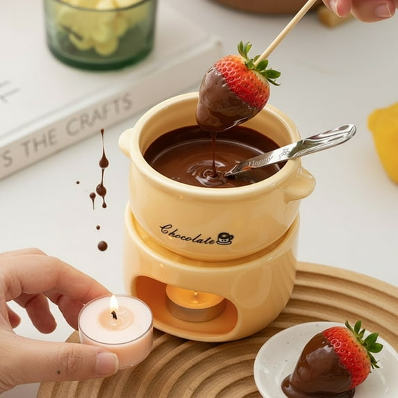 Sweet Fondue Cup for Date Night and More, Chocolate Melting Cup Set ...