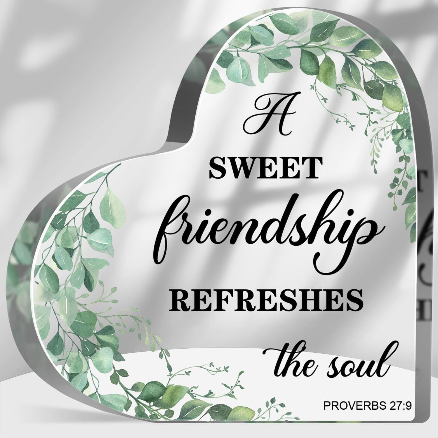 Sweet Friendship Refreshes Soul Sign Friendship Verse Plaque Acrylic ...