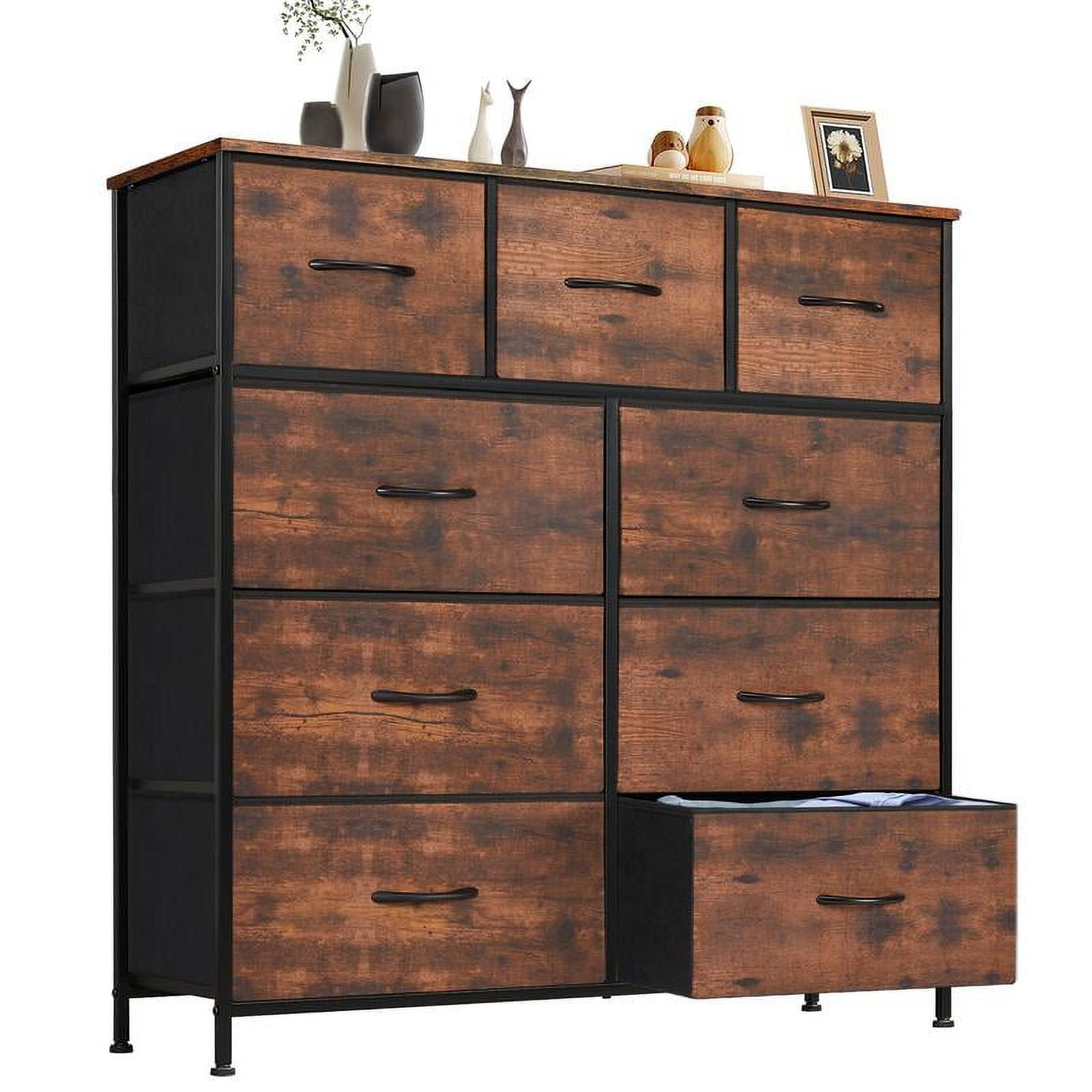 Sweet Furniture F Dresser - Fabric Storage Tower with 9 Drawers ...