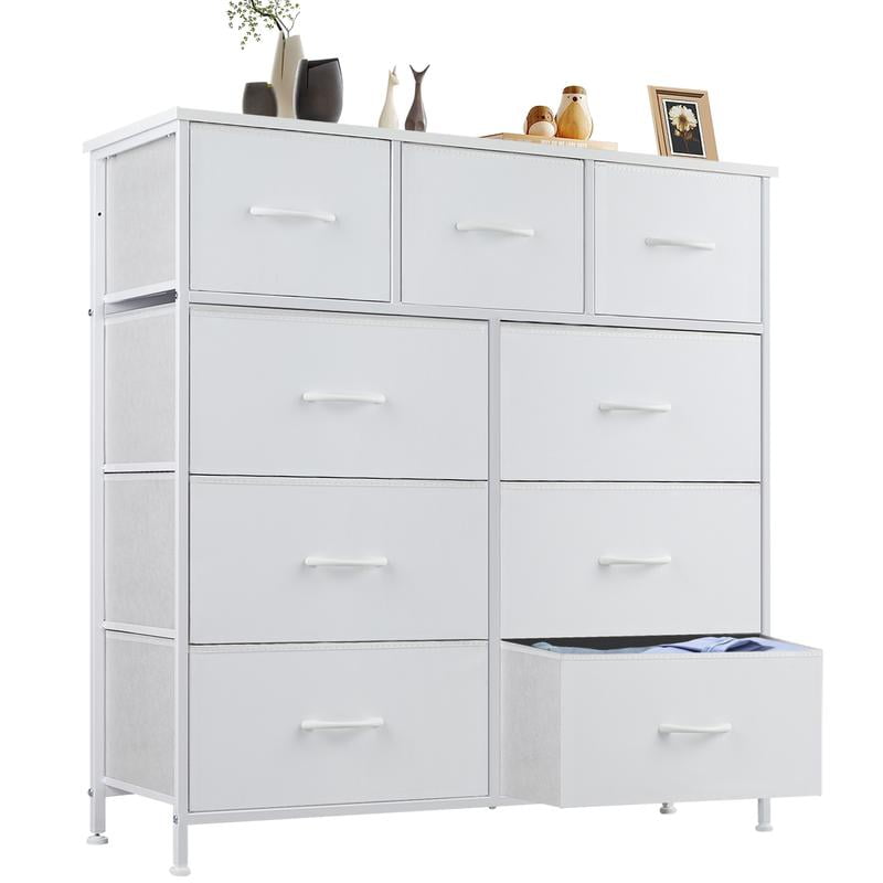 Sweet Furniture F Dresser - Fabric Storage Tower with 9 Drawers ...