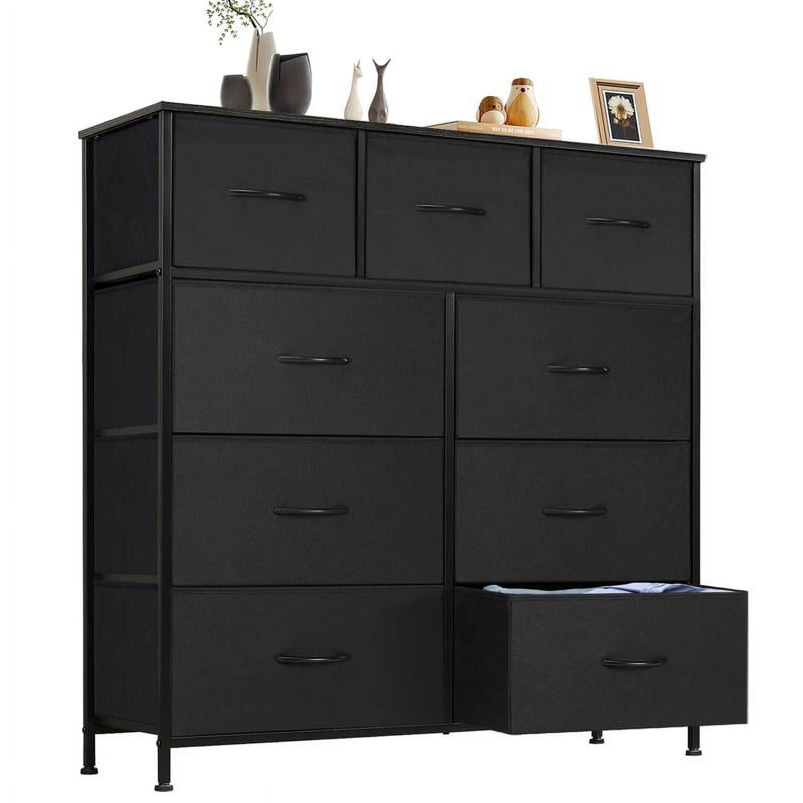 Sweet Furniture F Dresser - Fabric Storage Tower with 9 Drawers ...