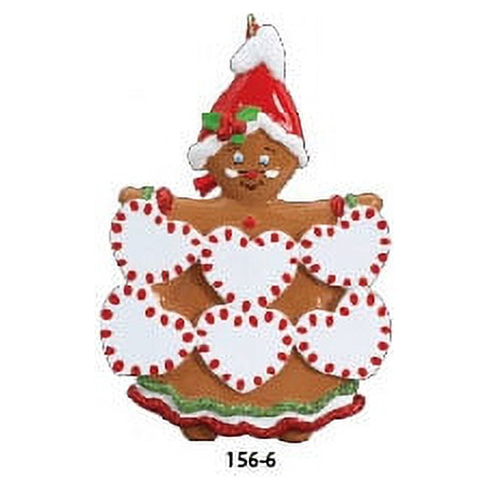 Sweet Gingerbread 6 Personalized Christmas Ornament DO-IT-YOURSELF ...
