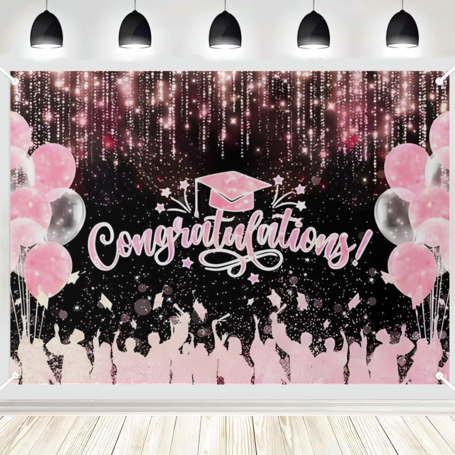 Sweet Happy Class of 2025 Graduation Birthday Backdrop Banner Poster ...