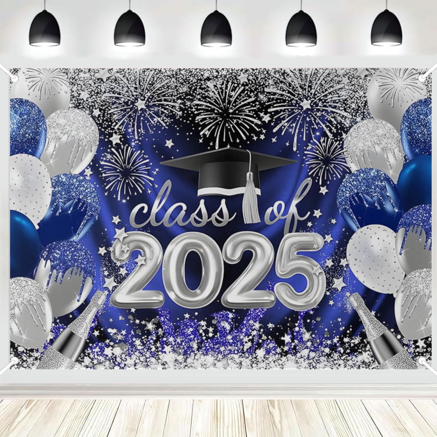 Sweet Happy Class of 2025 Graduation Birthday Backdrop Banner Poster ...