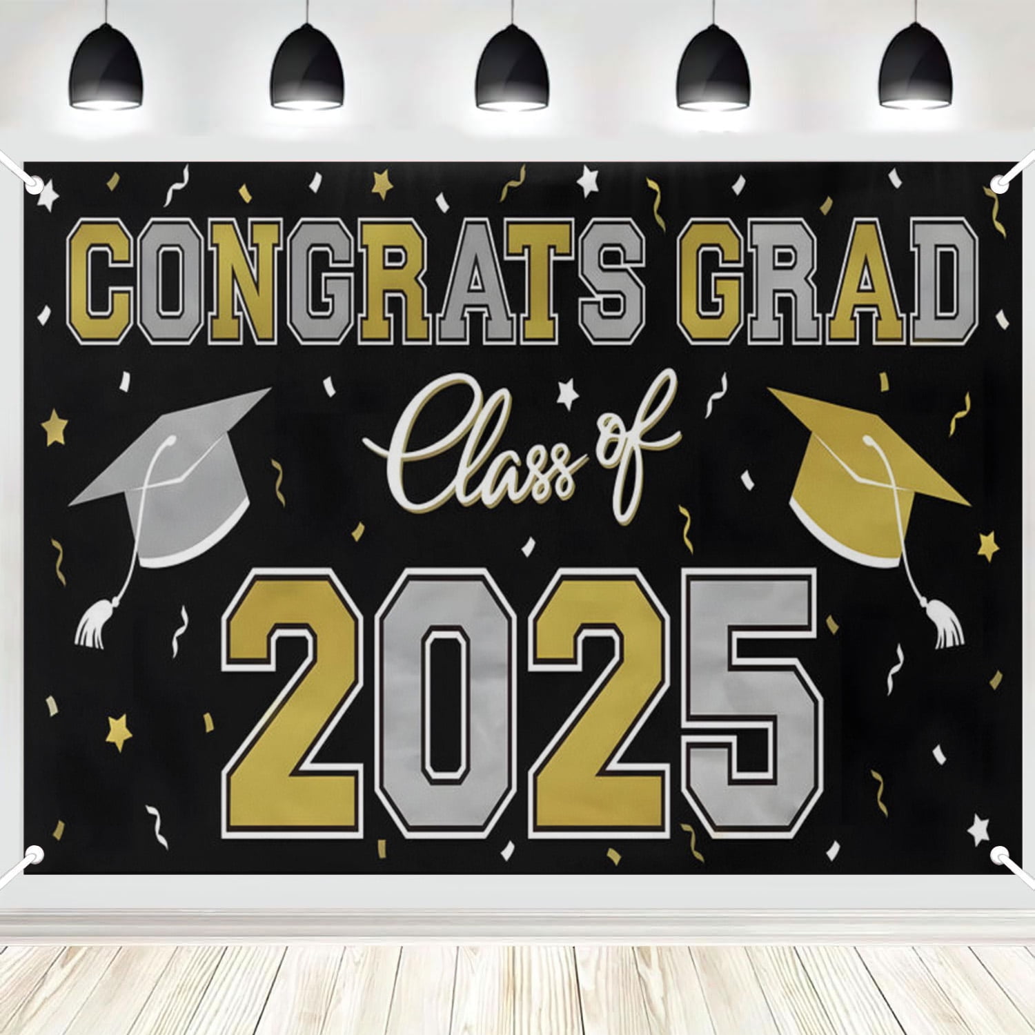 Sweet Happy Class of 2025 Graduation Birthday Backdrop Banner Poster ...