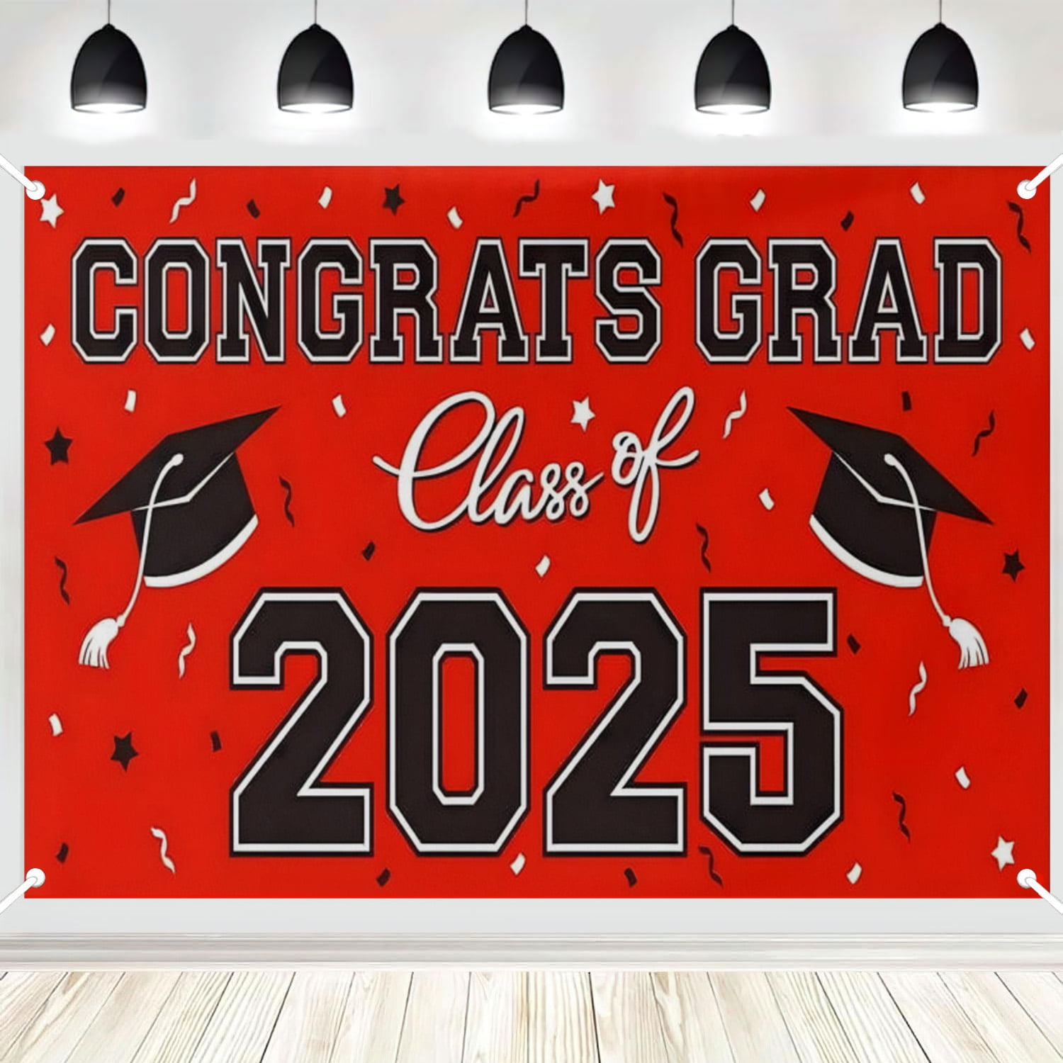 Sweet Happy Class of 2025 Graduation Birthday Backdrop Banner Poster ...