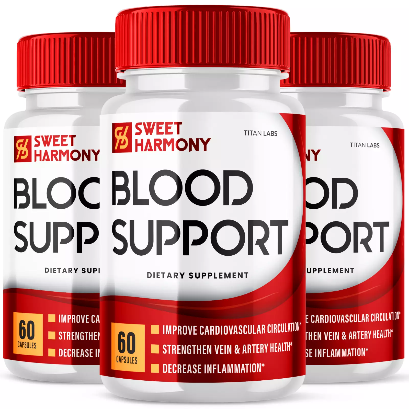 Sweet Harmony Blood Support - Supplement for Balanced Blood Sugar (3 ...