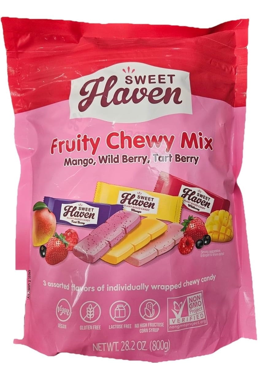 Sweet Haven Fruity Chewy Mix | Mango, Wild Berry & Tart Berry | Vegan ...