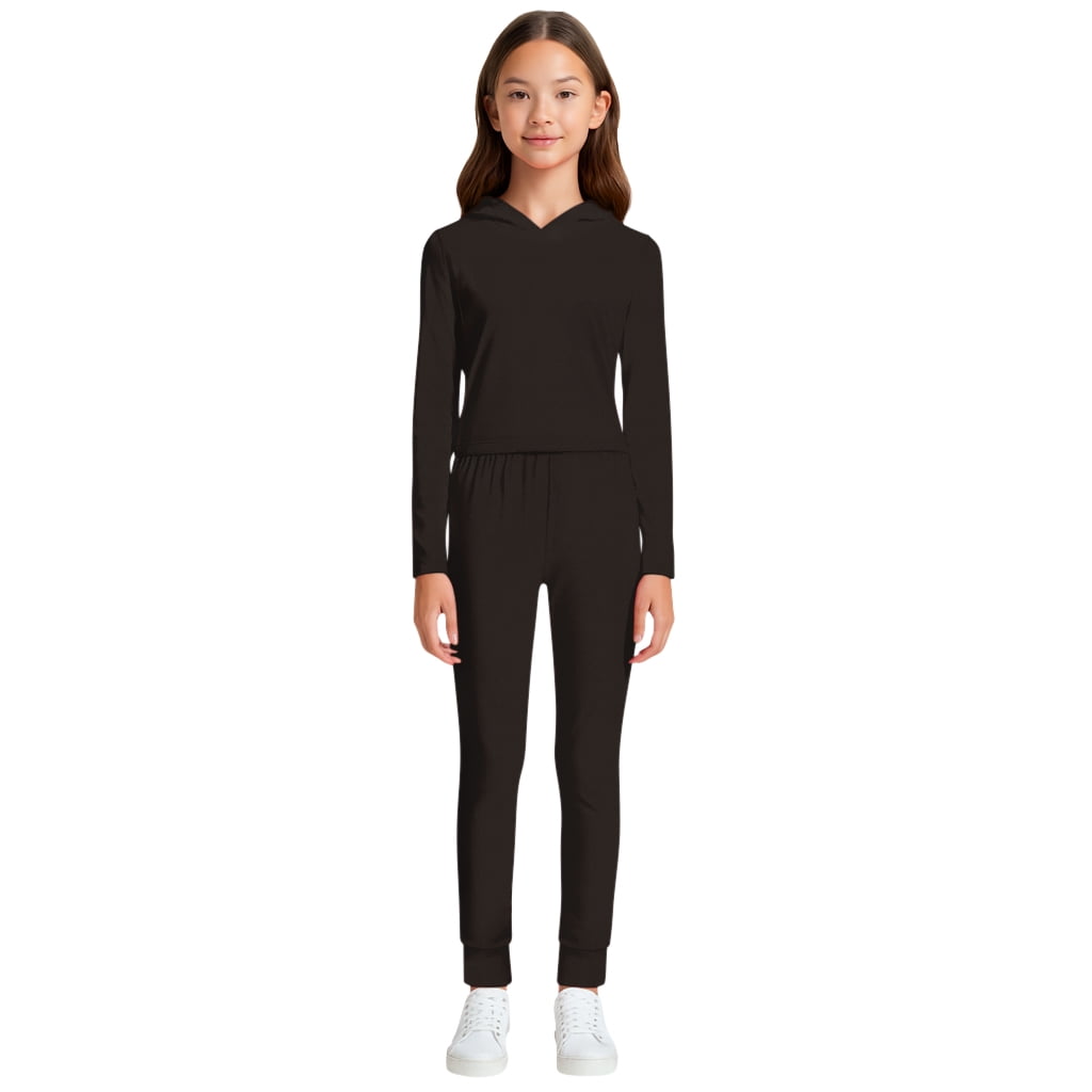 Sweet Hearts 2-Piece Girls Sweatsuit - Kids Sweatpants and Hoodie ...
