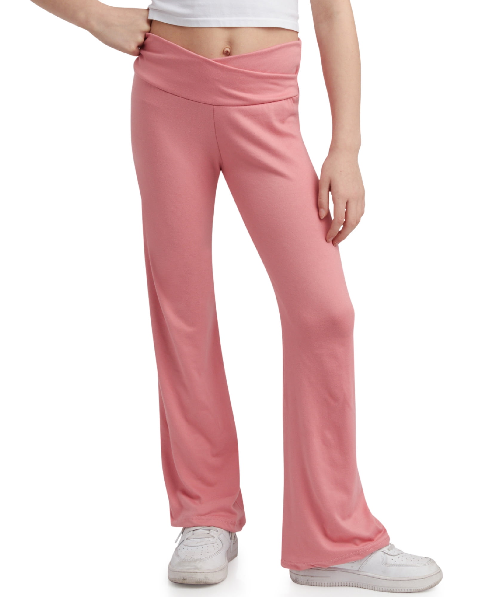 Sweet Hearts Girls' Active Flare Leggings - Workout or Yoga Flared ...