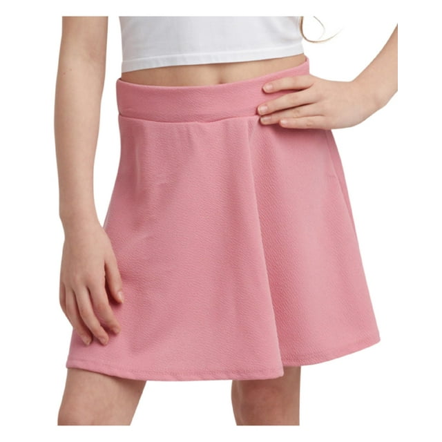 Sweet Hearts Girls' Skater Skirt - High Waist Stretch Crepe Uniform ...