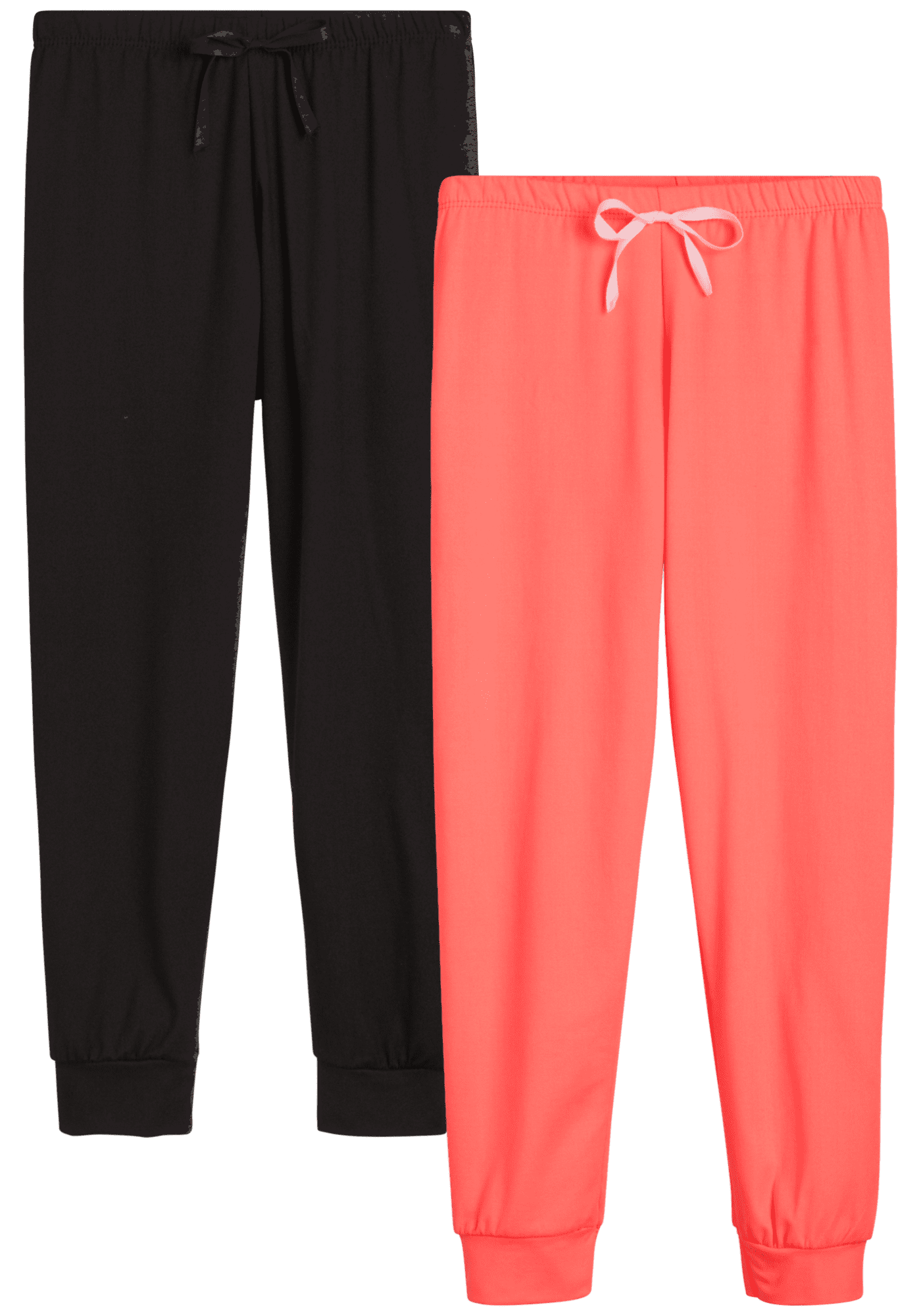 Sweet Hearts Girls' Sweatpants - 2 Pack Basic Active Cozy Yummy Fleece ...