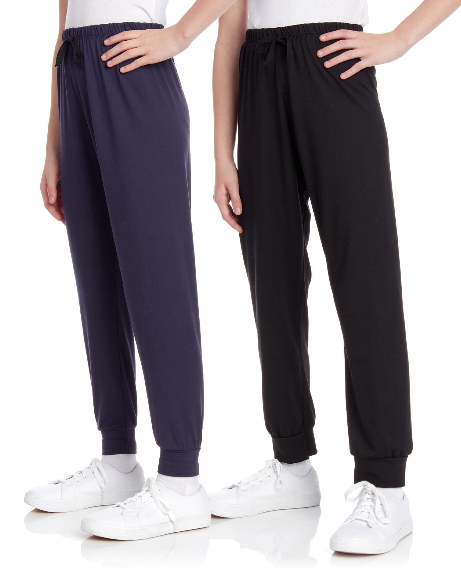 Sweet Hearts Girls' Sweatpants - 2 Pack Super Soft Athletic Performance ...