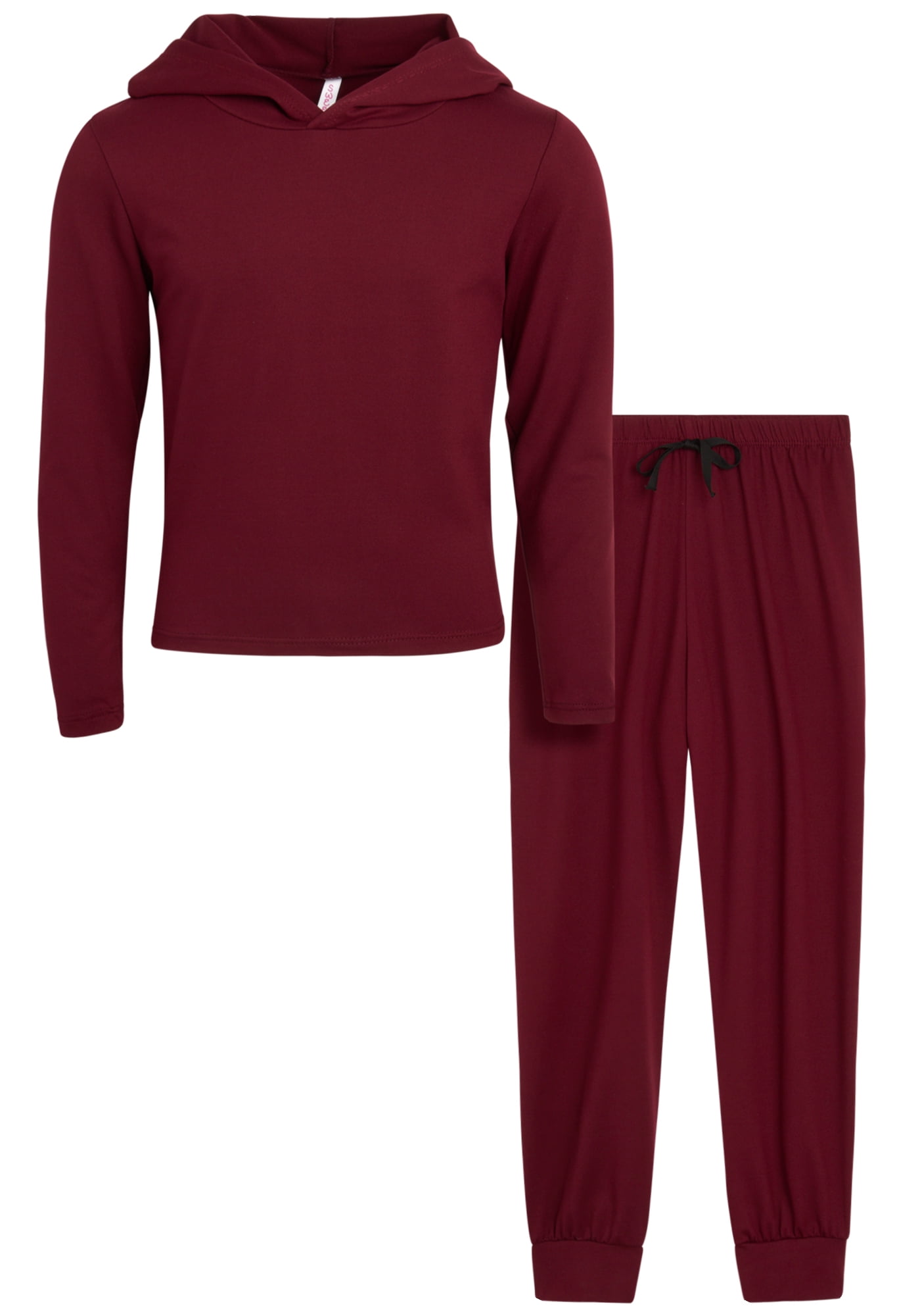 Sweet Hearts Girls' Sweatsuit Set - 2Piece Fleece Lined Pullover Hoodie ...