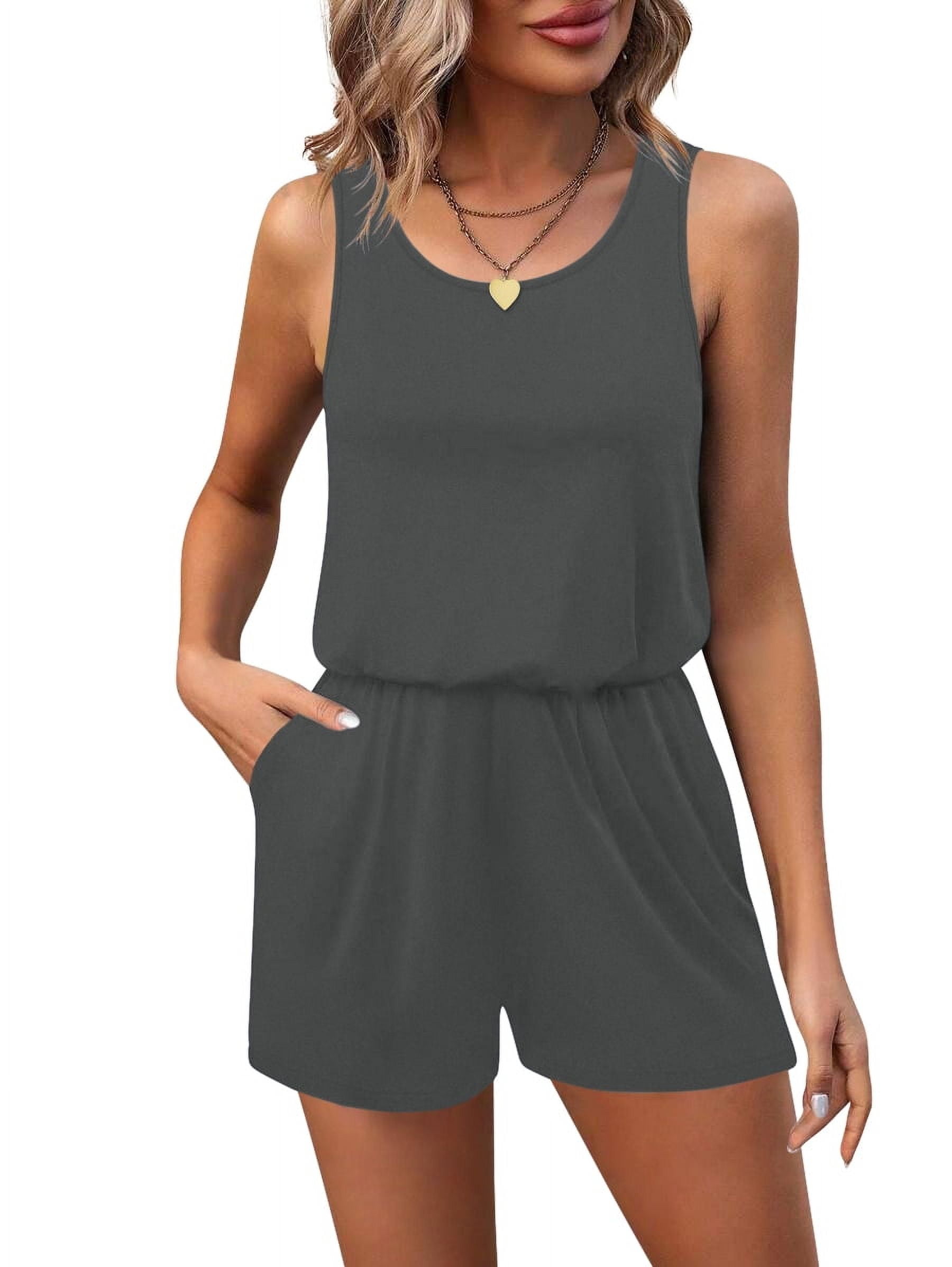 Sweet Hearts Rompers for Women- Short Jumpsuits with Pockets Casual ...