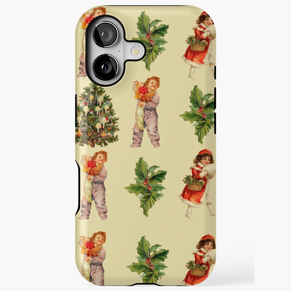 Sweet Holiday Children Nostalgic Scene Case for iPhone 17 11 12 13 14 ...
