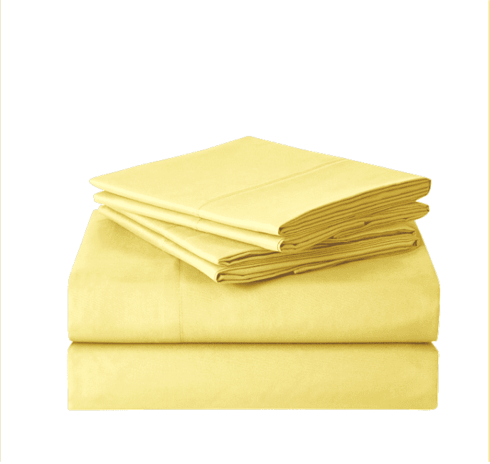Sweet Home Collection Queen Pale Yellow 1500 Series Luxurious Comfort ...
