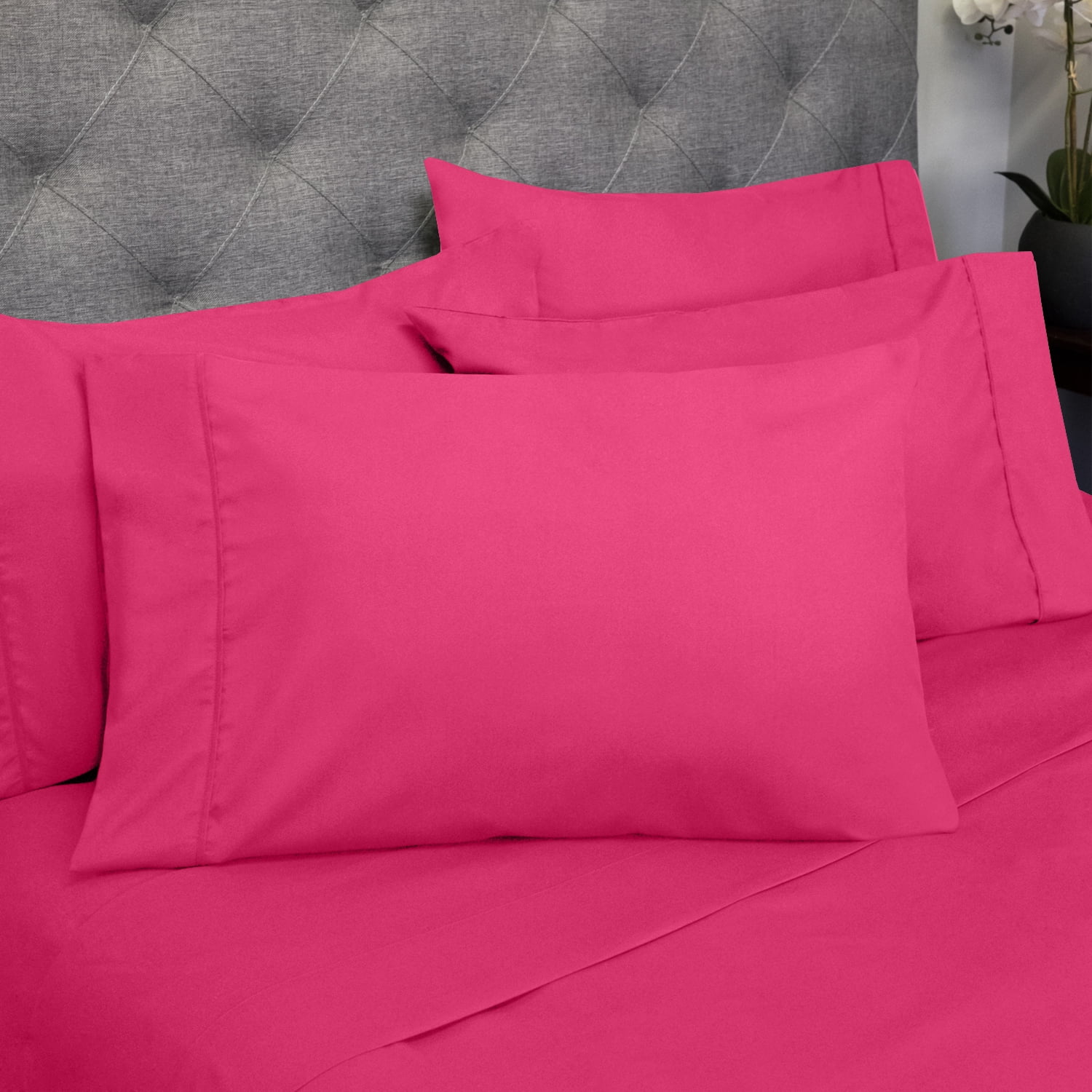 Sweet Home Collection 1500 Series Bed Sheets - Extra Soft Microfiber ...