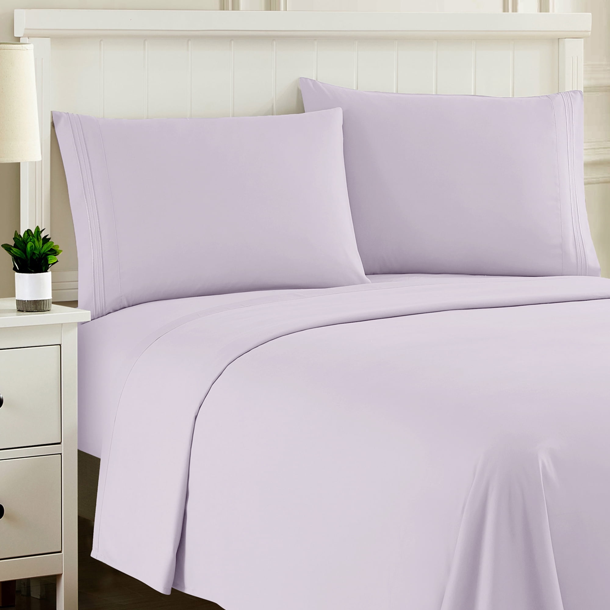 Sweet Home Collection Full Sheet Sets, Classic 1800 Series Deep Pocket ...
