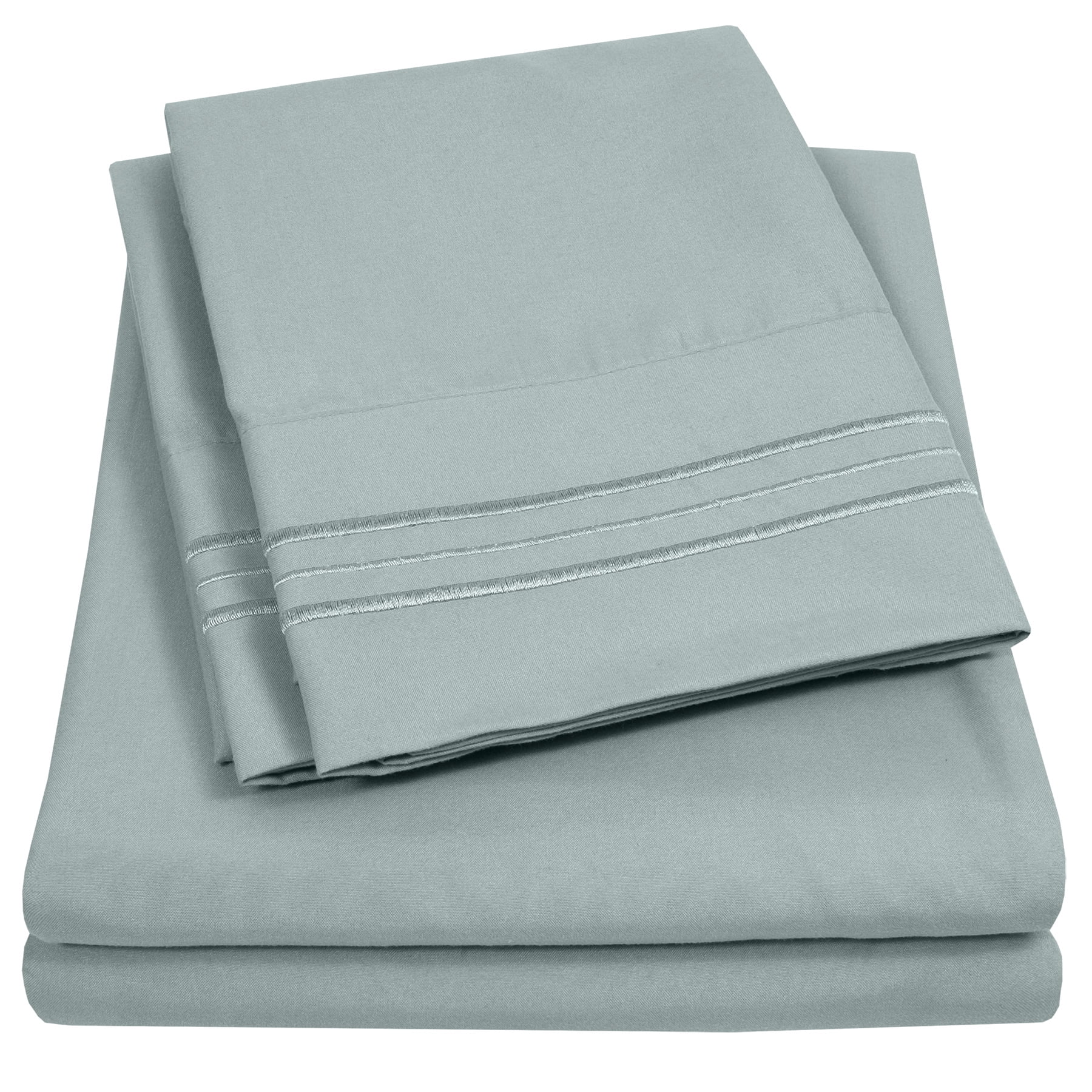 Sweet Home Collection 1800 Series Bed Sheets - Extra Soft Microfiber ...