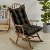 Sweet Home Collection Black 2 Piece Tufted Non Slip Rocking Chair ...