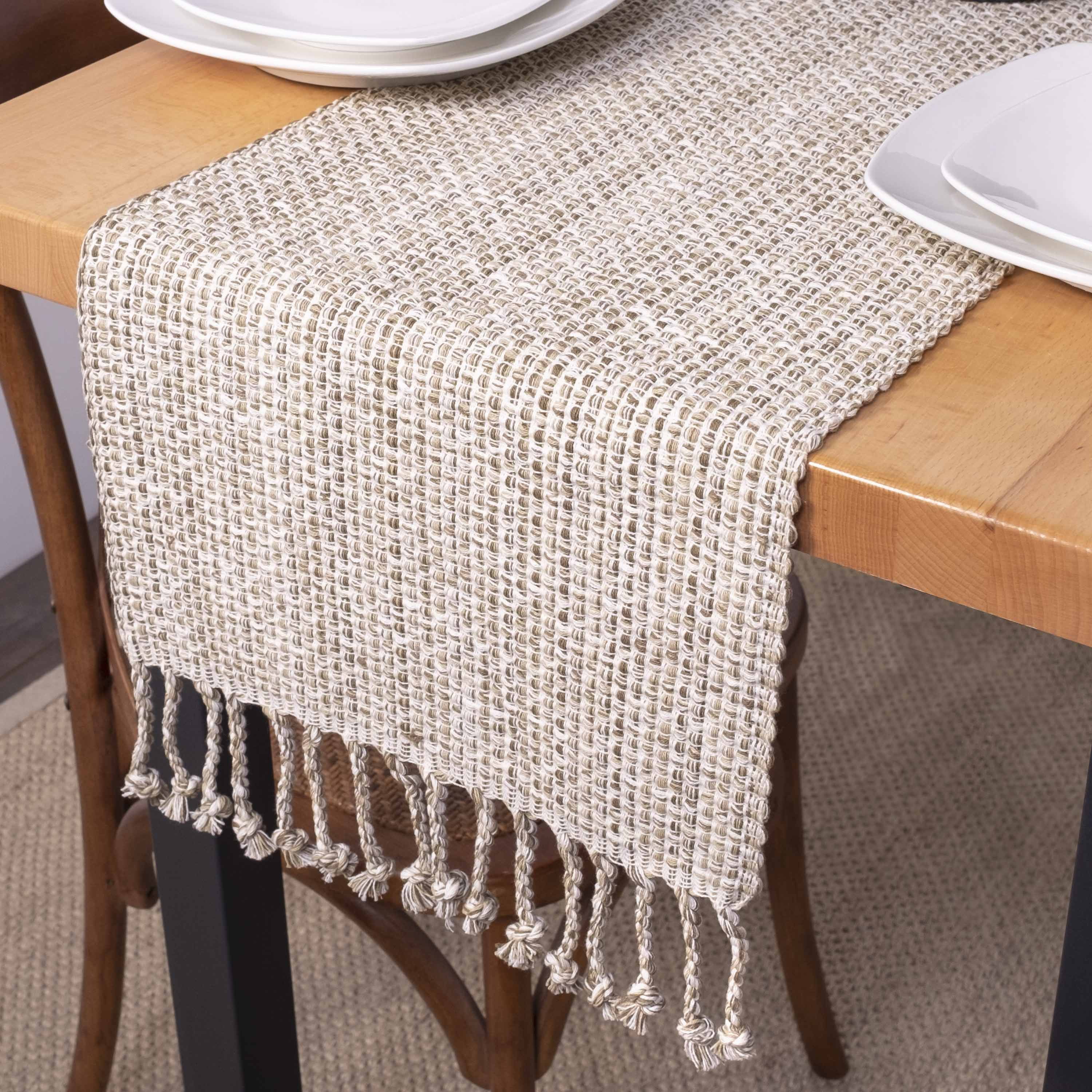 Sweet Home Collection Trends Collection Tone on Tone Cotton Woven 13" x ...