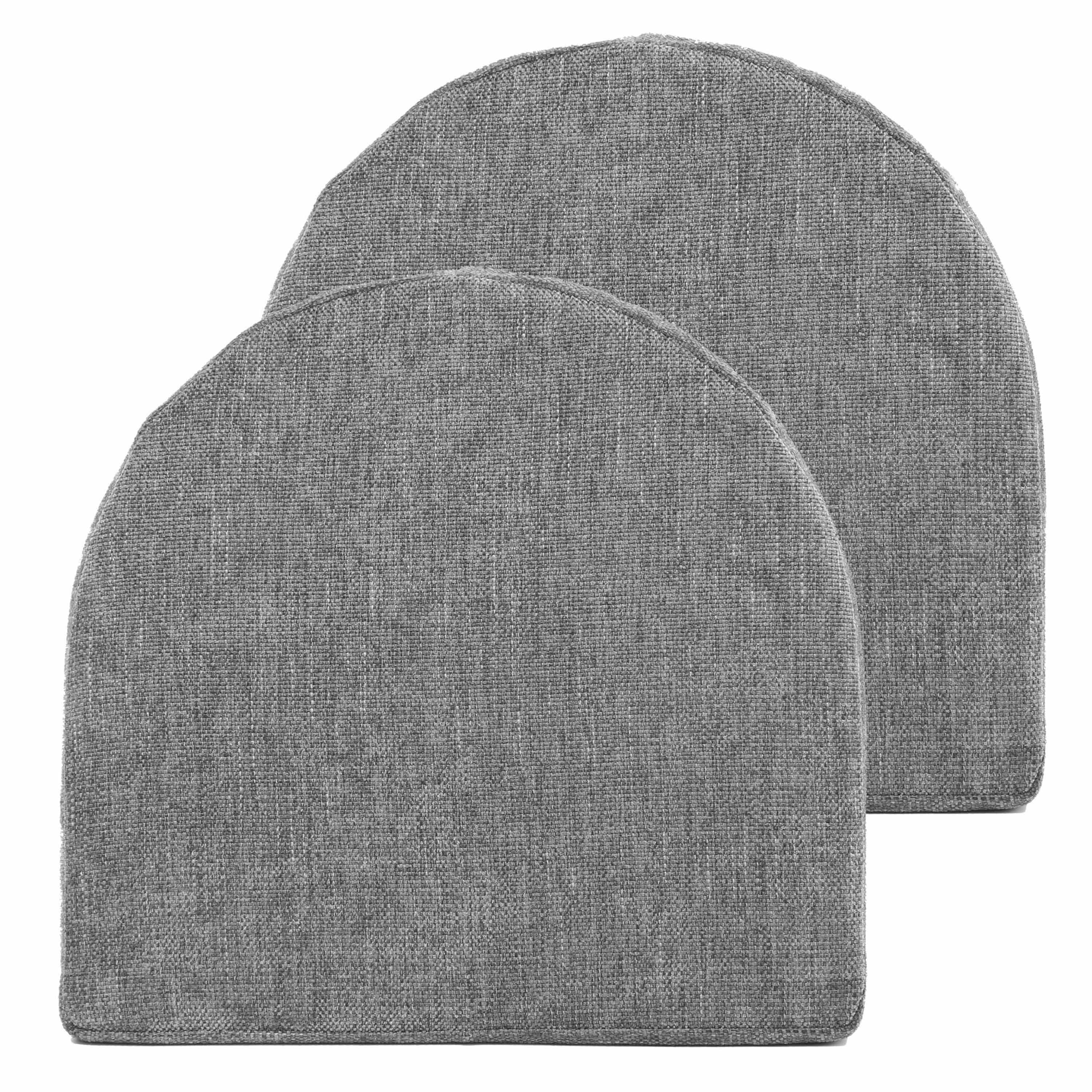 Sweet Home Collection U-Shape Molded Memory Foam Chair Pads With Ties ...