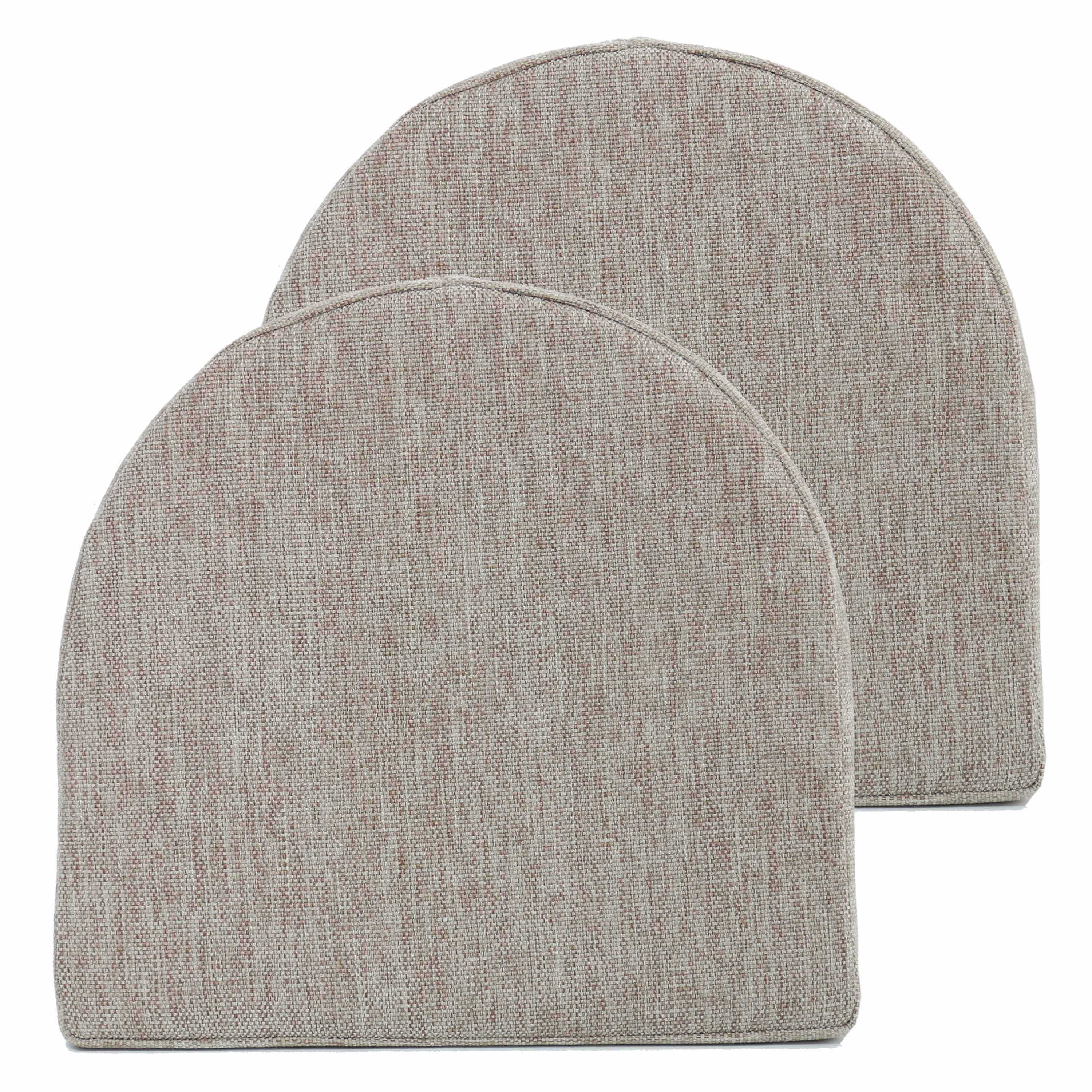Sweet Home Collection U-Shape Molded Memory Foam Chair Pads With Ties ...