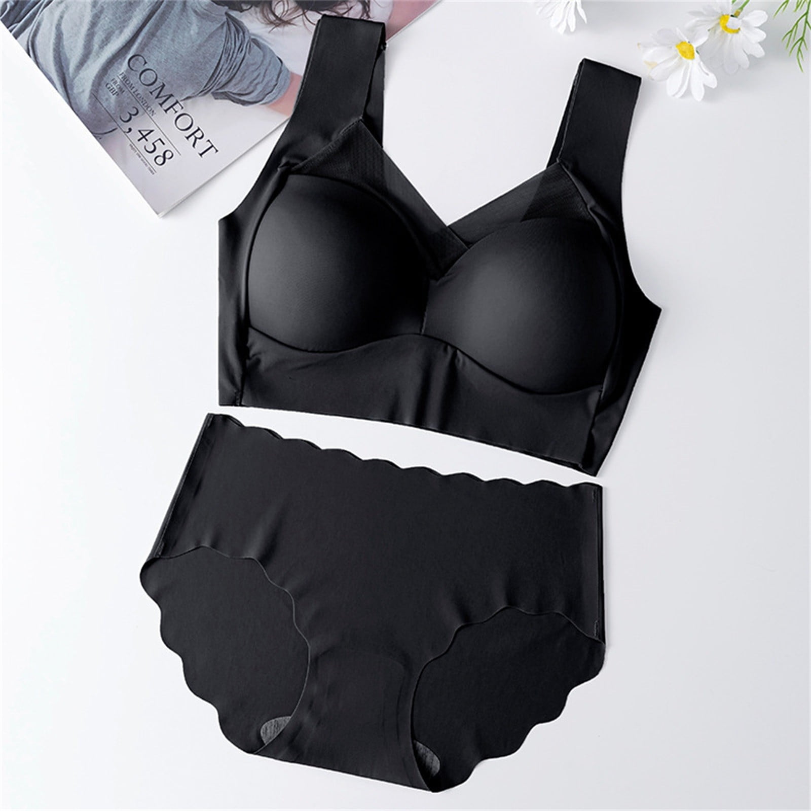 Sweet Home Farm Sports Bras for Women Bra And Panty Sets Sexy Lingerie ...