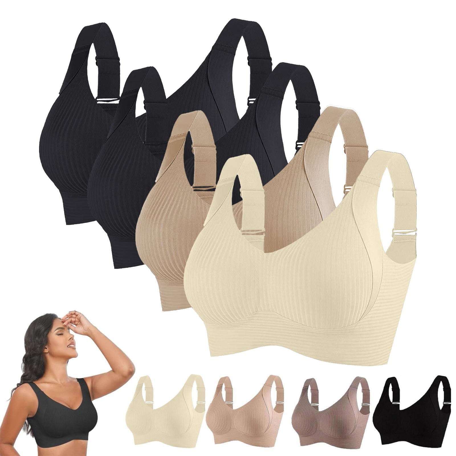 Sweet Home Farm Support Bras for Women Comfortable Breathability ...