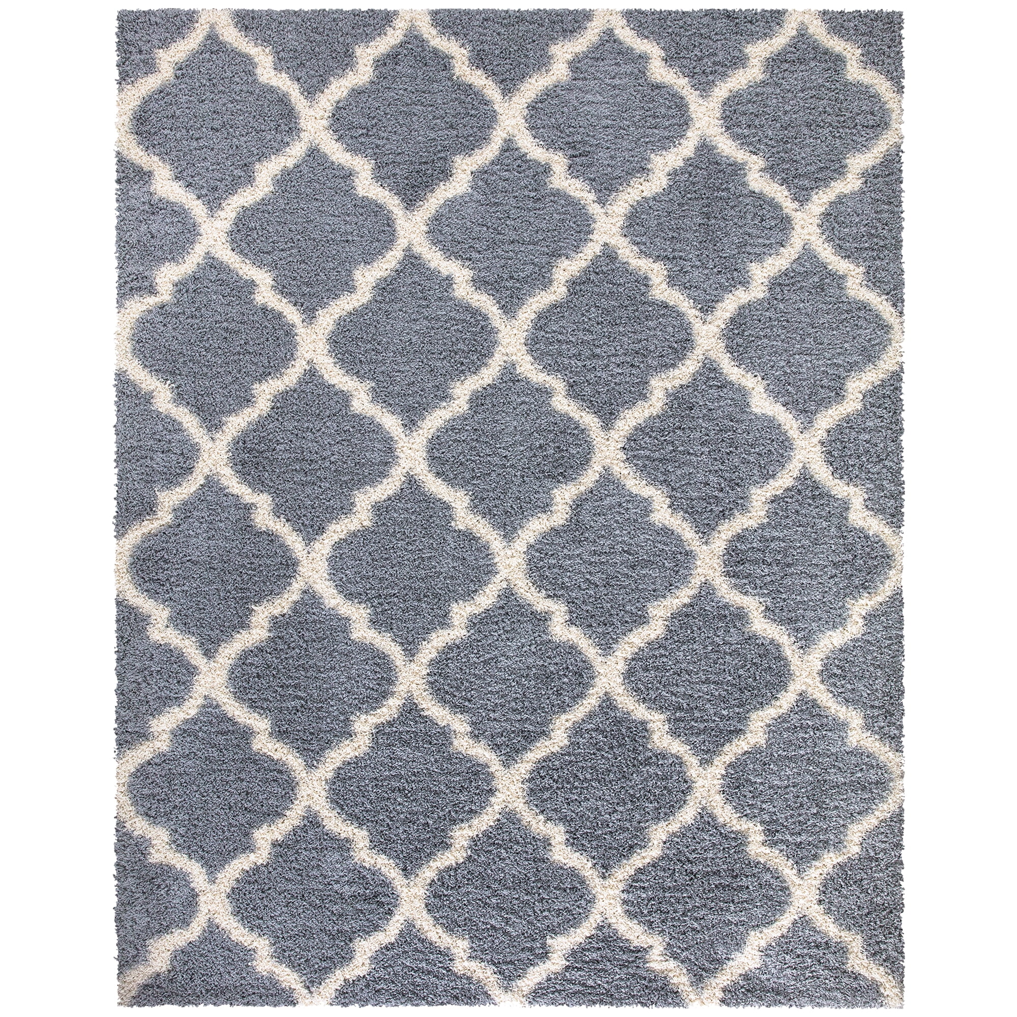 Sweet Home Stores Cozy Moroccan Trellis 8x10 Indoor Shag Area Rug, 7'10 ...