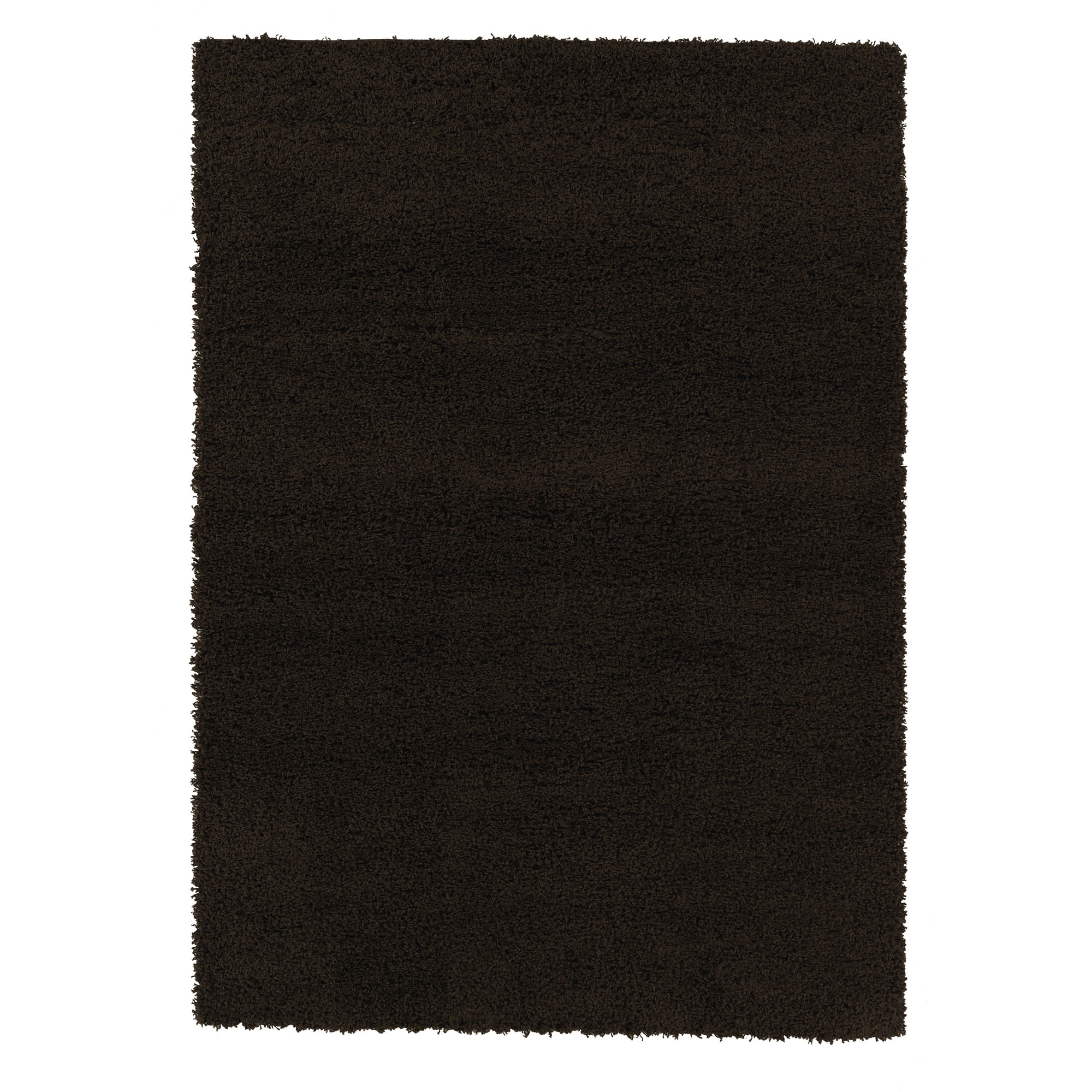 Free Shipping! Sweet Home Stores Cozy Solid Brown 5x7 Indoor Shag Area ...