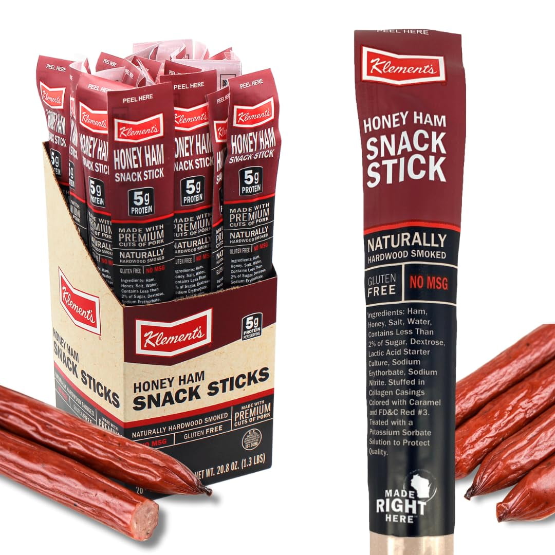 Sweet Honey Ham Meat MMF7 Sticks 26pc | 100% Ham, High Protein, Low ...