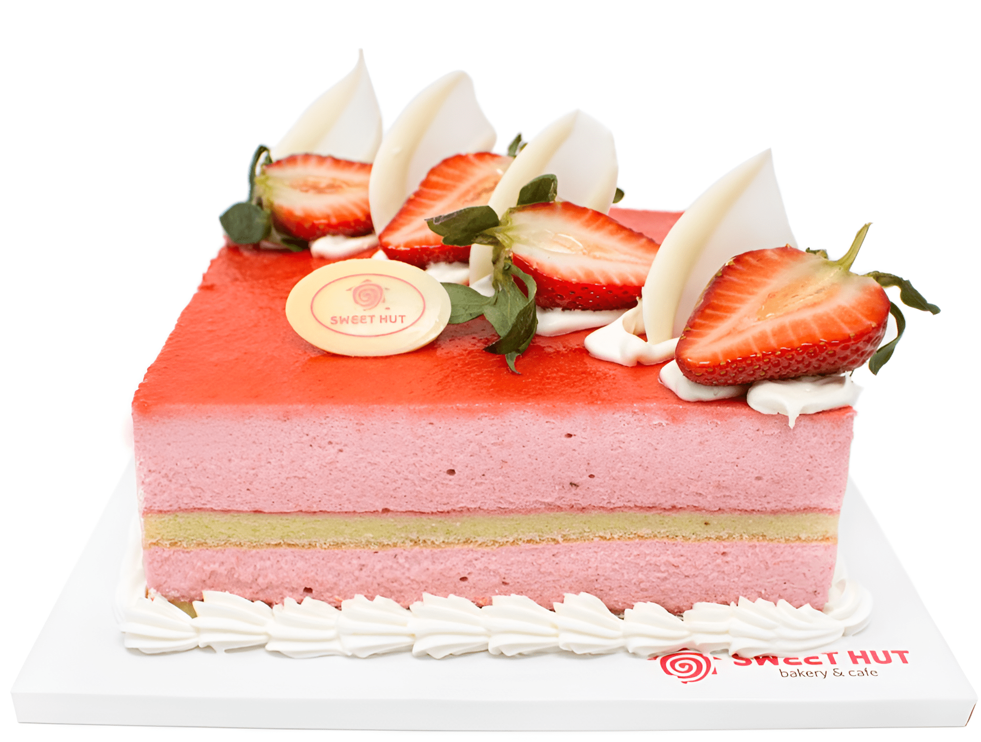 Sweet Hut Bakery & Cafe Strawberry Yogurt Cake 6" - Walmart.com