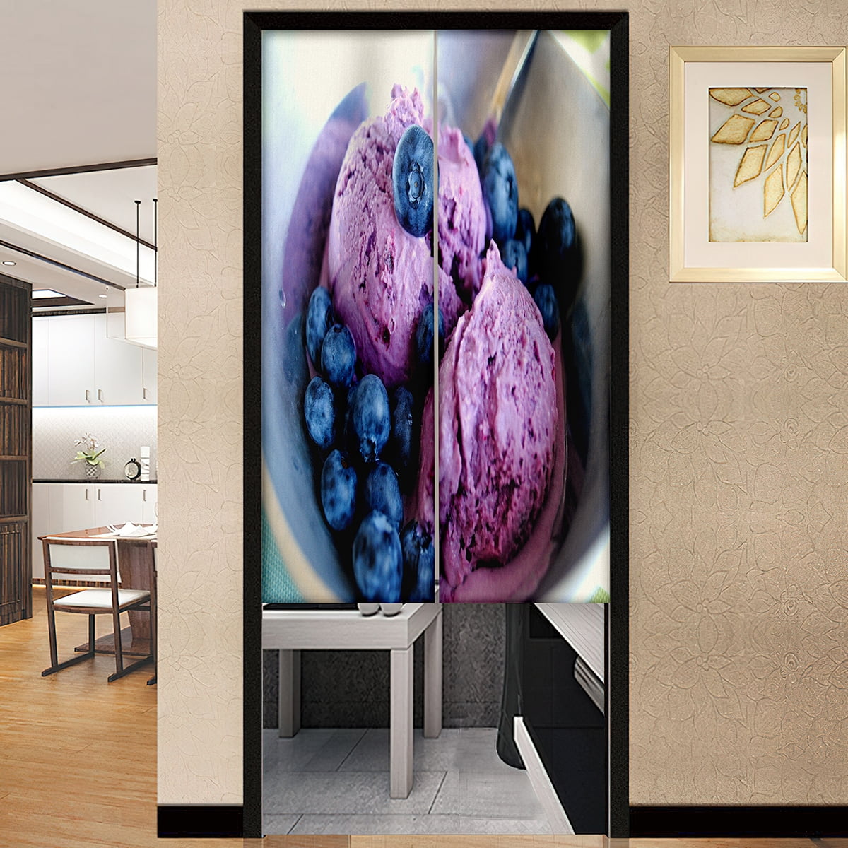 Sweet Ice Cream Delicious Door Curtains Bedroom Kitchen Living Room ...