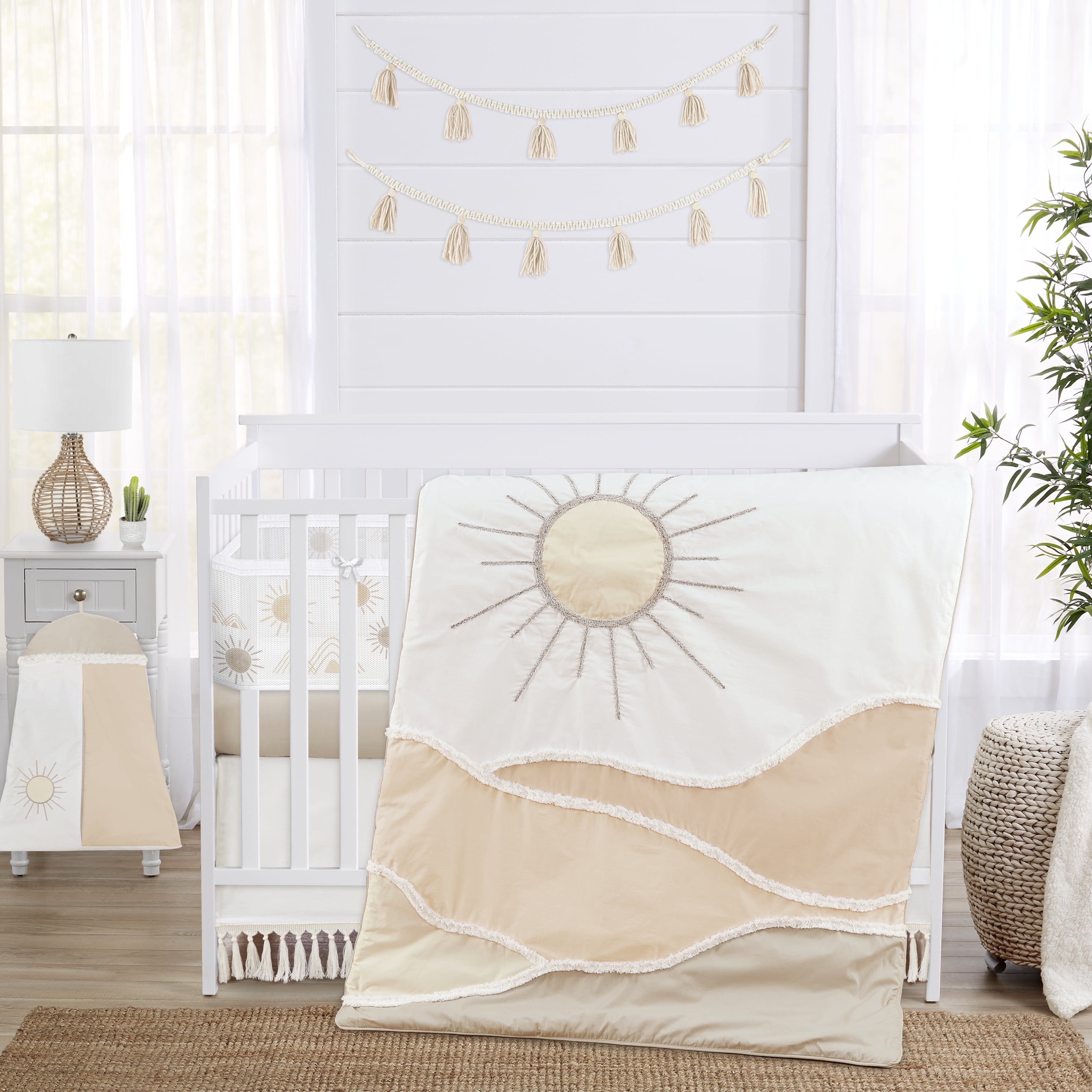 Sweet Jojo Designs Desert Sun Beige Tan Crib Bedding + BreathableBaby ...