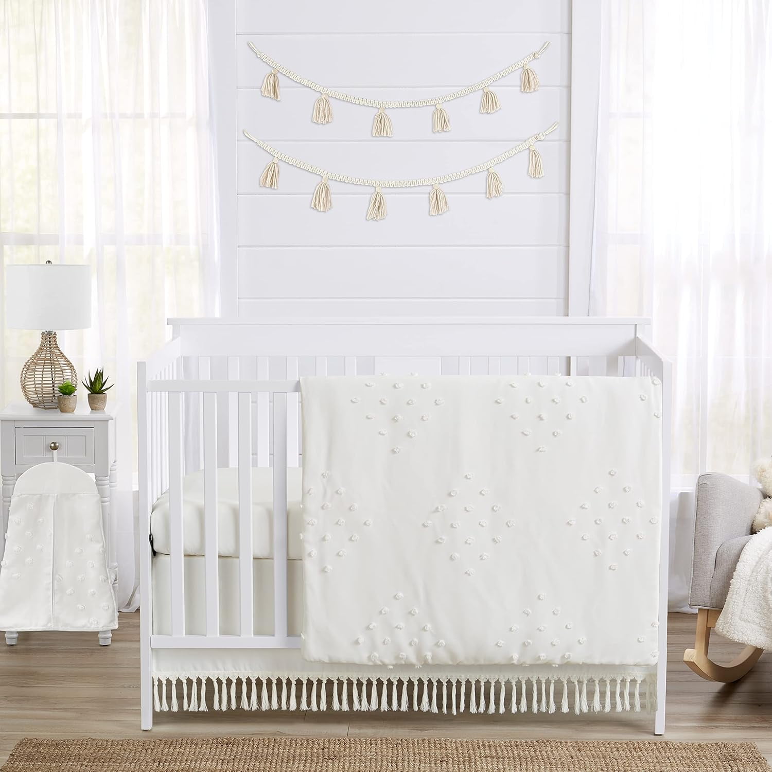 Sweet Jojo Designs Boho Dot Baby Boy Girl Nursery Crib Bedding Set - 4 ...