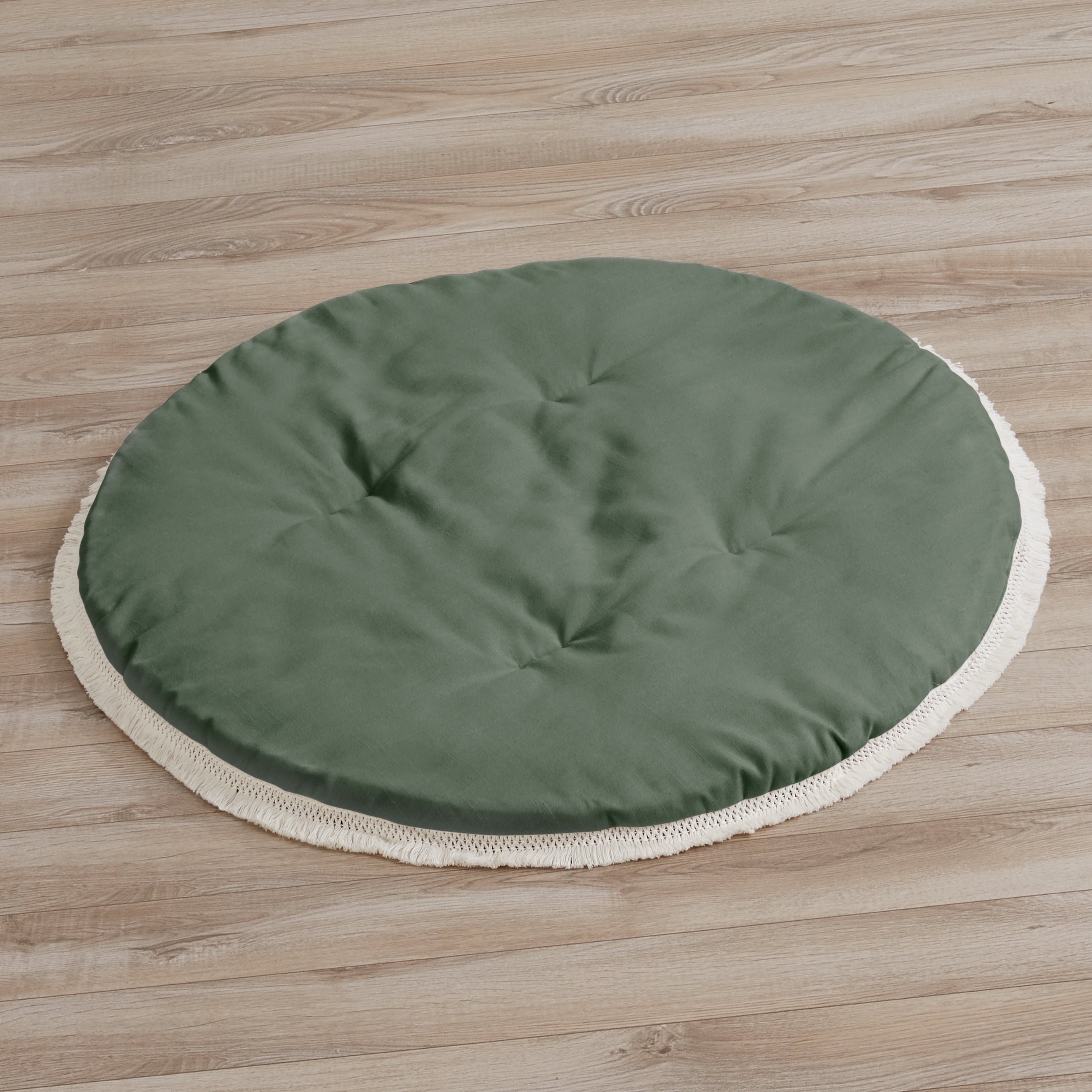 Sweet Jojo Designs Diamond Tuft Sage Green and Ivory Baby Play Mat ...