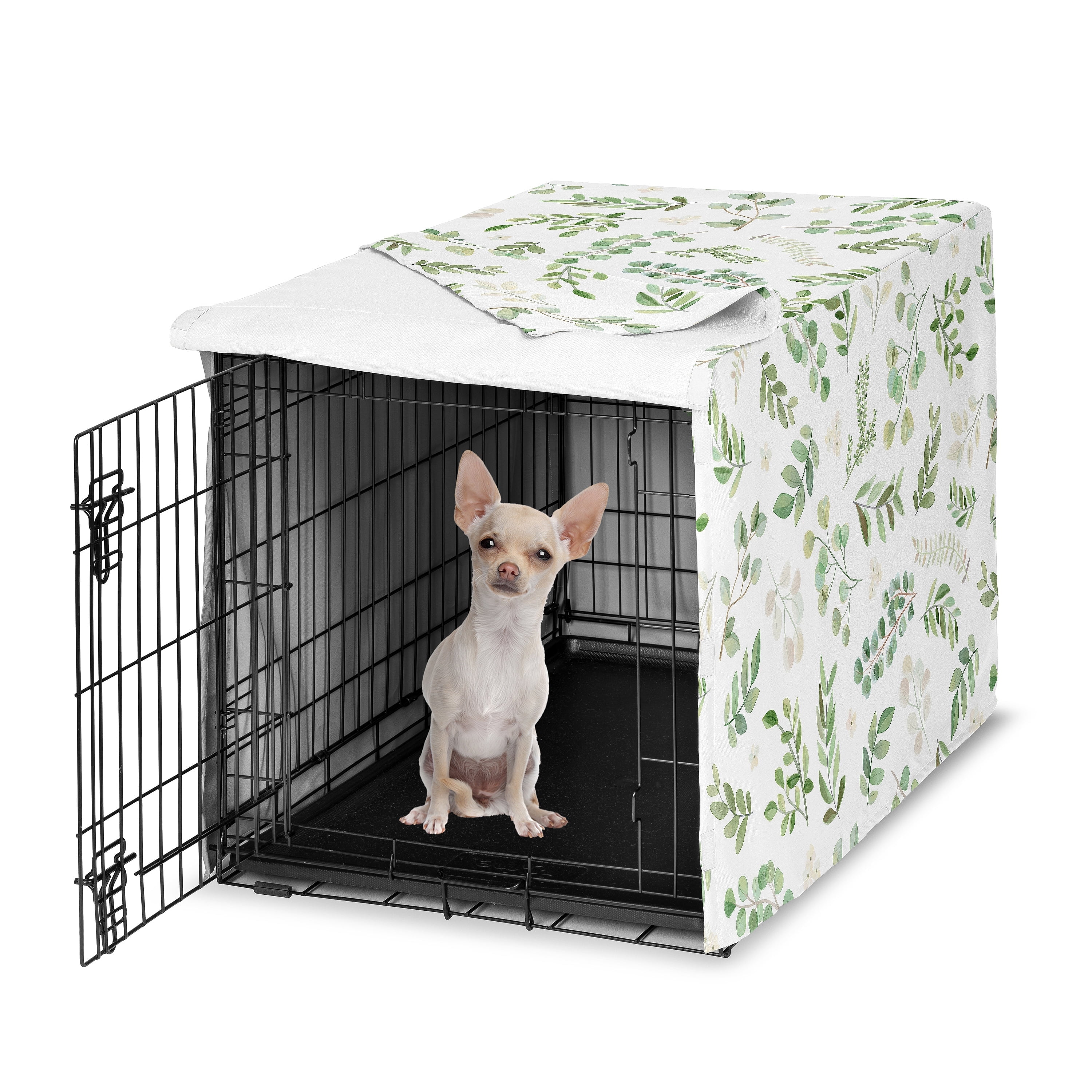 Sweet Jojo Designs Botanical Dog Crate Kennel Cover 24in. - Walmart.com