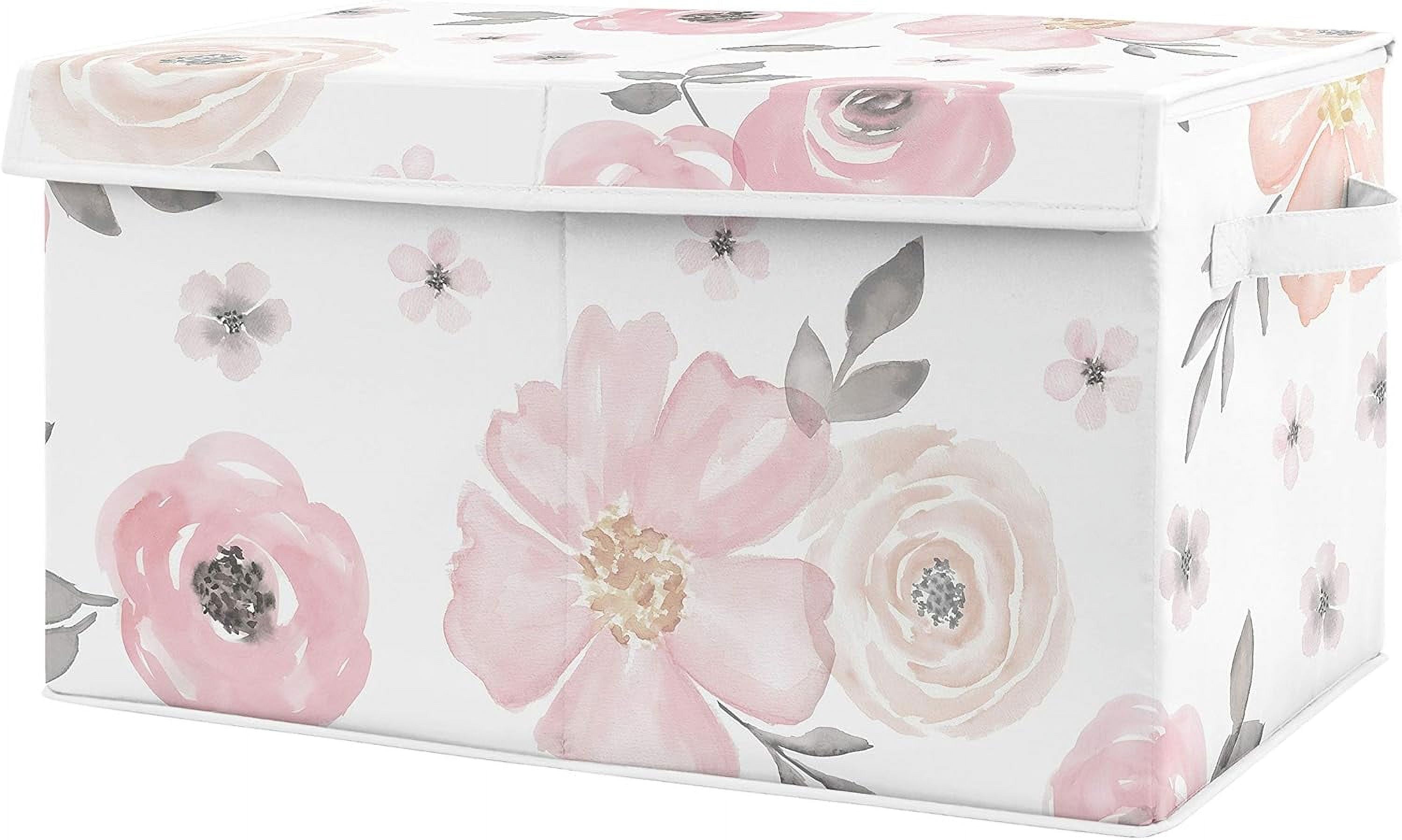 Sweet Jojo Designs Pink and Grey Rose Flower Girl Baby Nursery or Kids ...