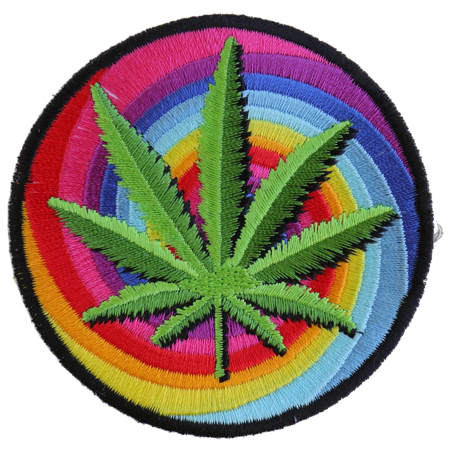 Sweet Leaf Marijuana Patch - 3x3 inch. Embroidered Iron on Patch ...