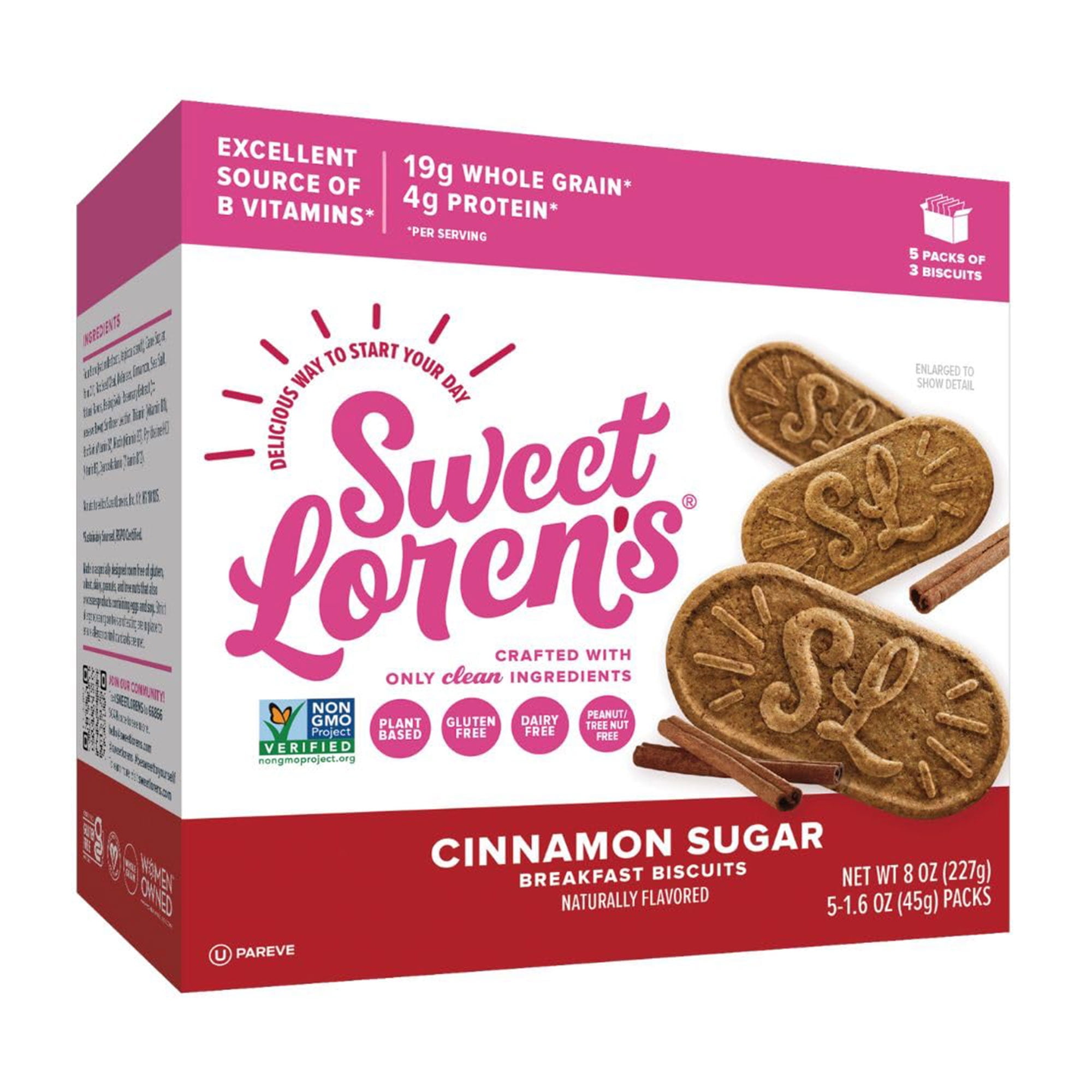 Sweet Loren's Cinnamon Sugar Breakfast Biscuits, 8oz - Walmart.com